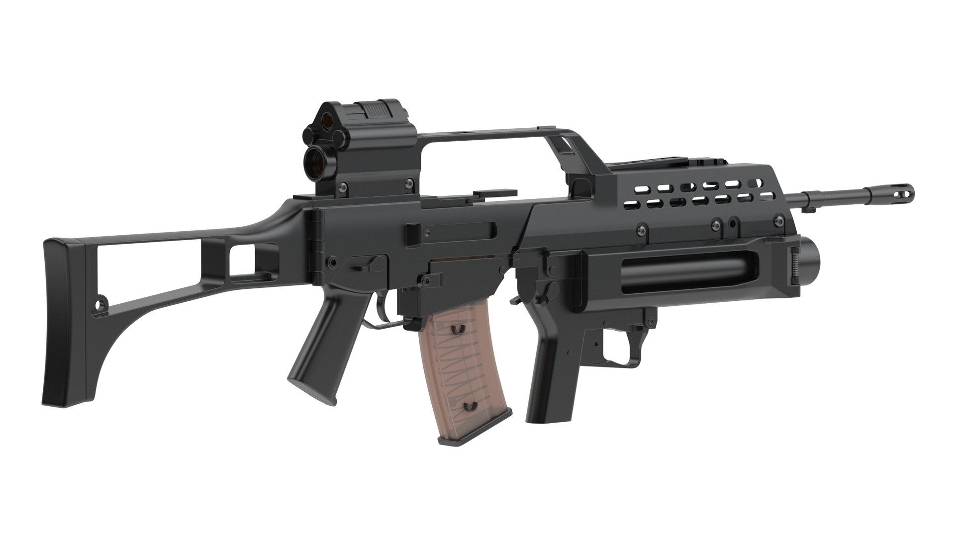 Heckler Koch AG36 Grenade launcher 3D - TurboSquid 1992308