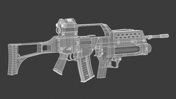 Heckler Koch AG36 Grenade launcher3Dモデル - TurboSquid 1992308