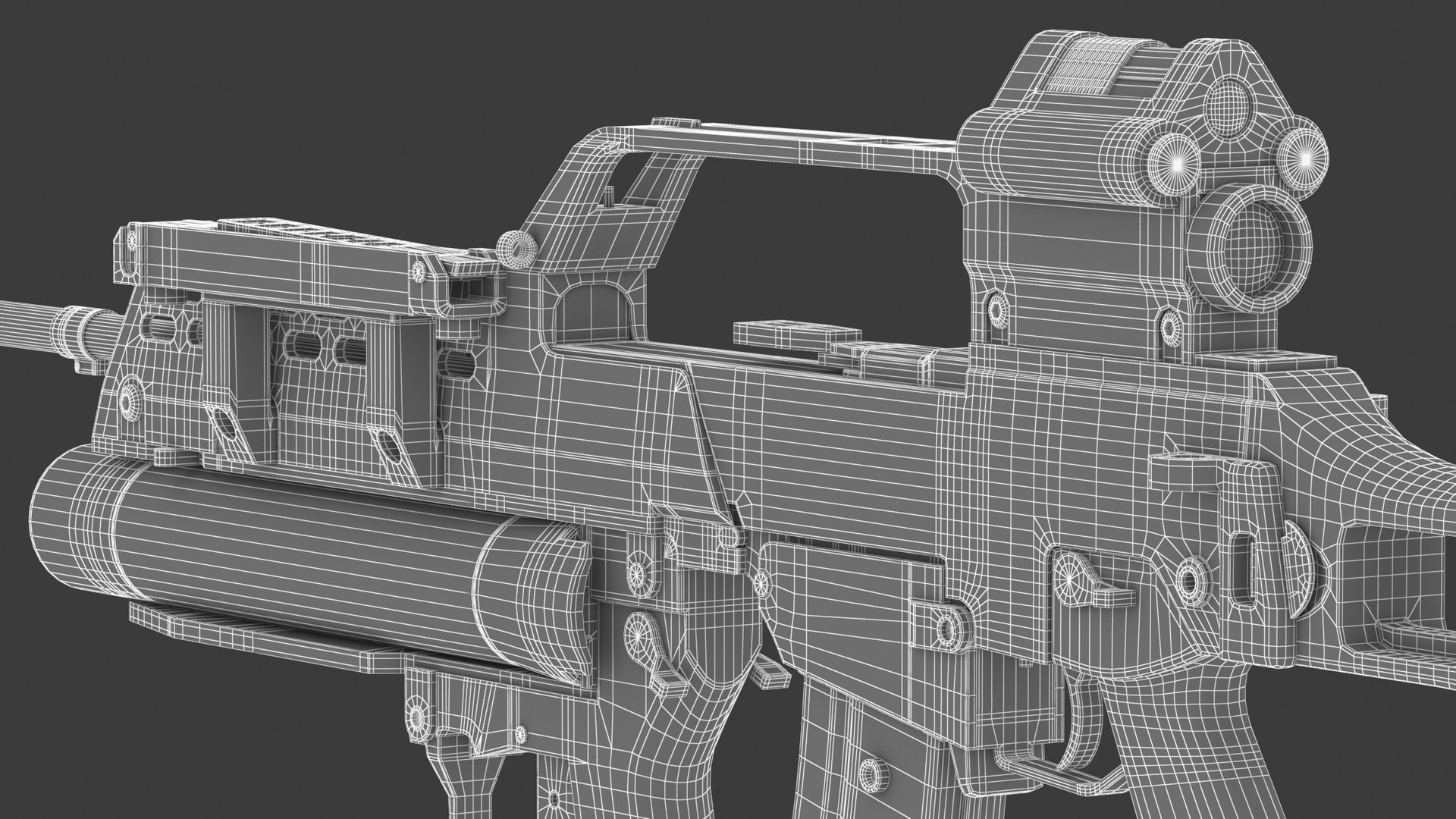 Heckler Koch AG36 Grenade launcher 3D - TurboSquid 1992308