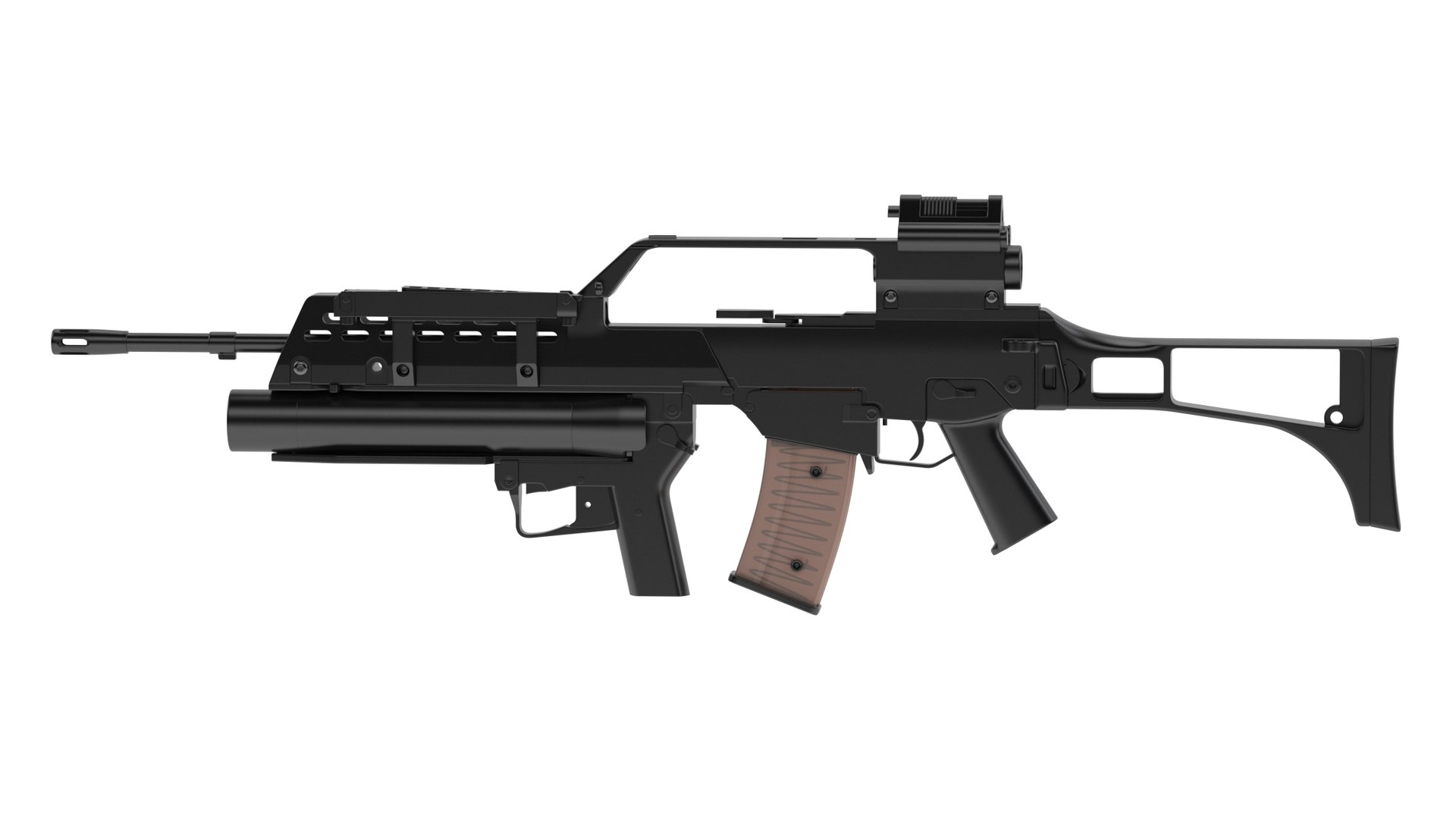 Heckler Koch AG36 Grenade Launcher 3D - TurboSquid 1992308