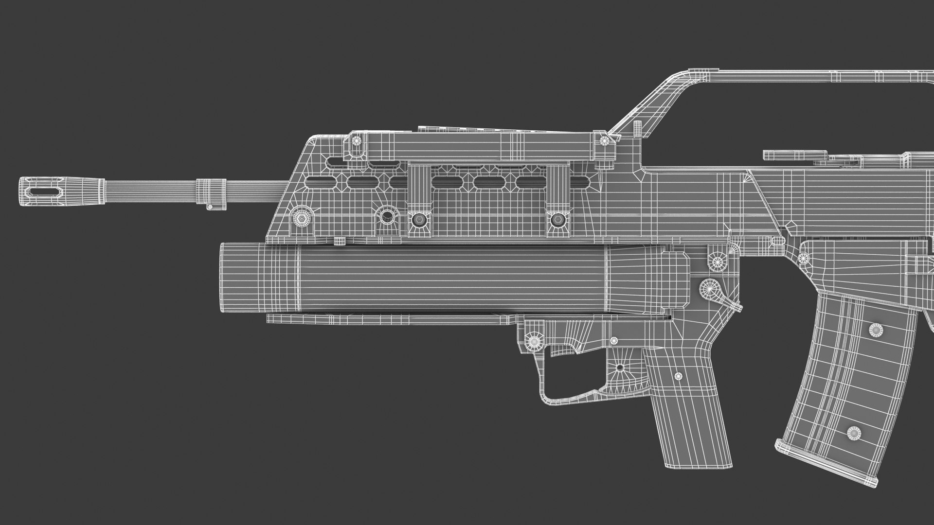 Heckler Koch AG36 Grenade launcher 3D - TurboSquid 1992308