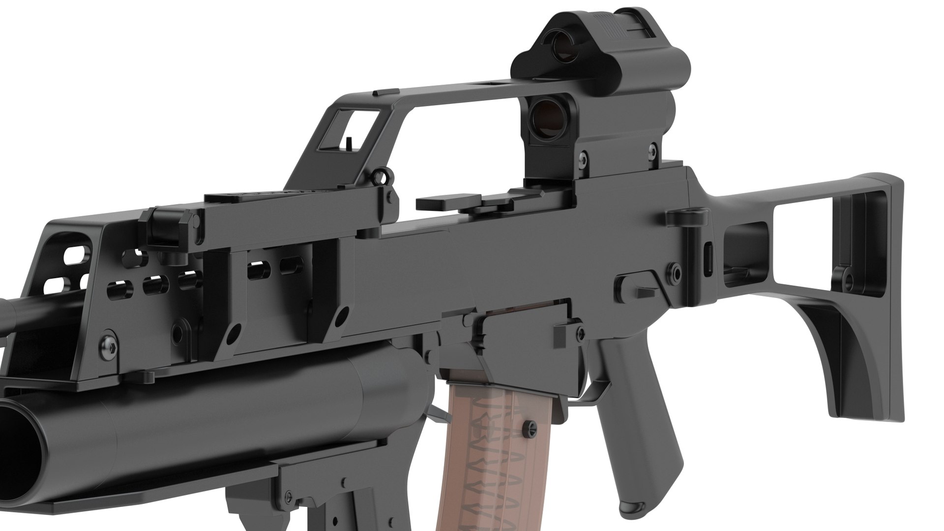 Heckler Koch AG36 Grenade Launcher 3D - TurboSquid 1992308