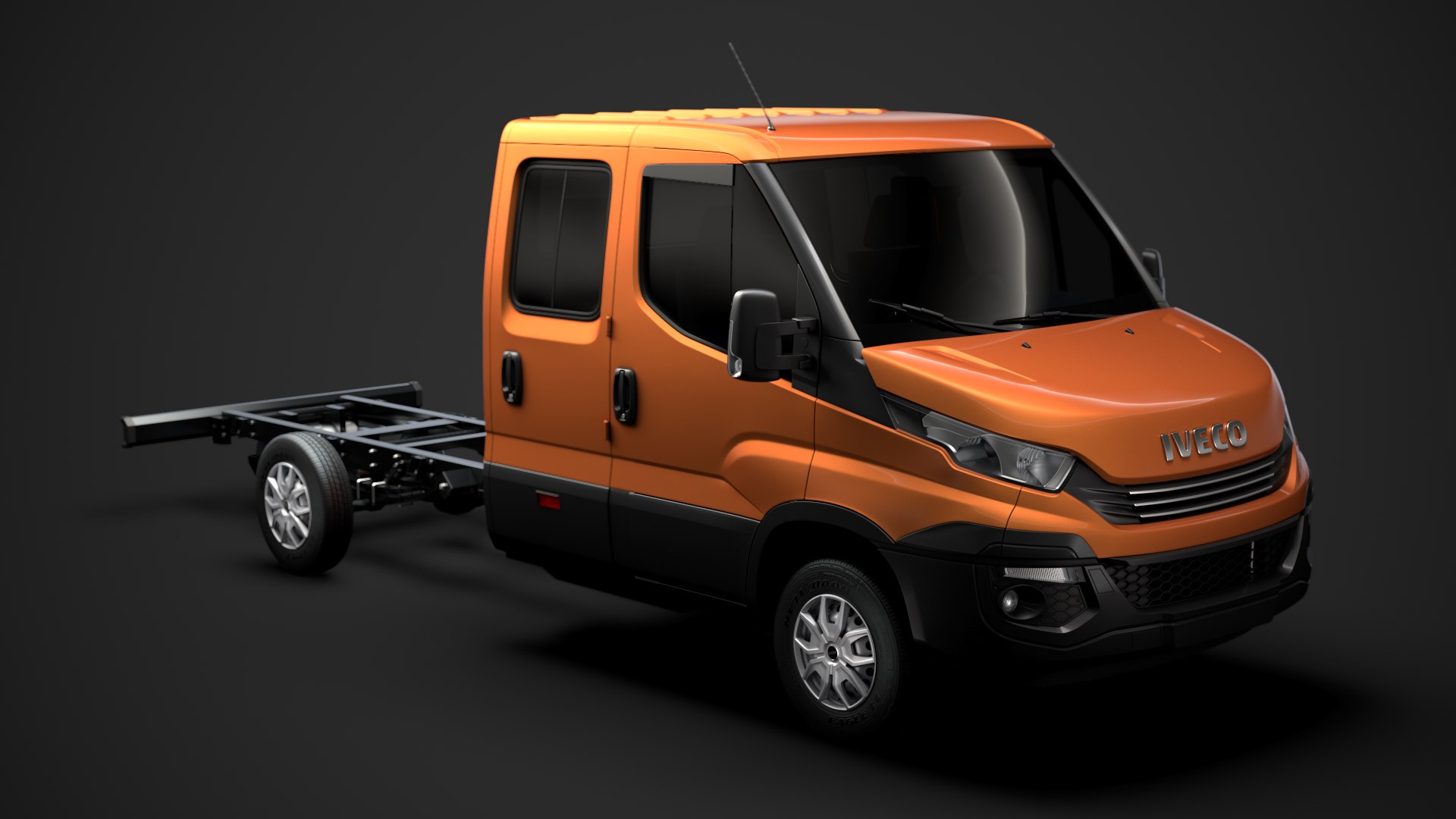 Iveco daily crew cab 3D model - TurboSquid 1542464