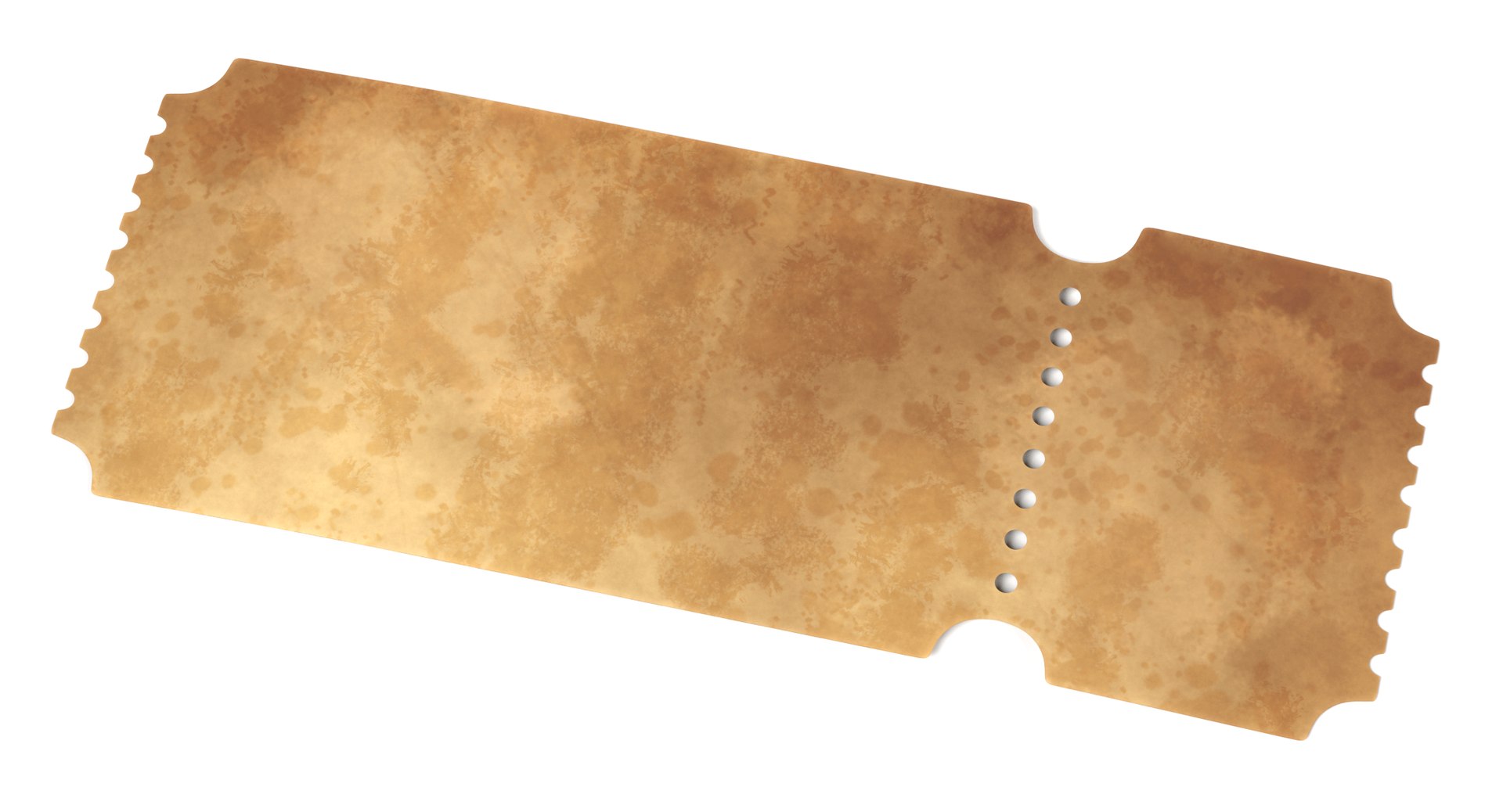 3D Ticket Model - TurboSquid 1168594