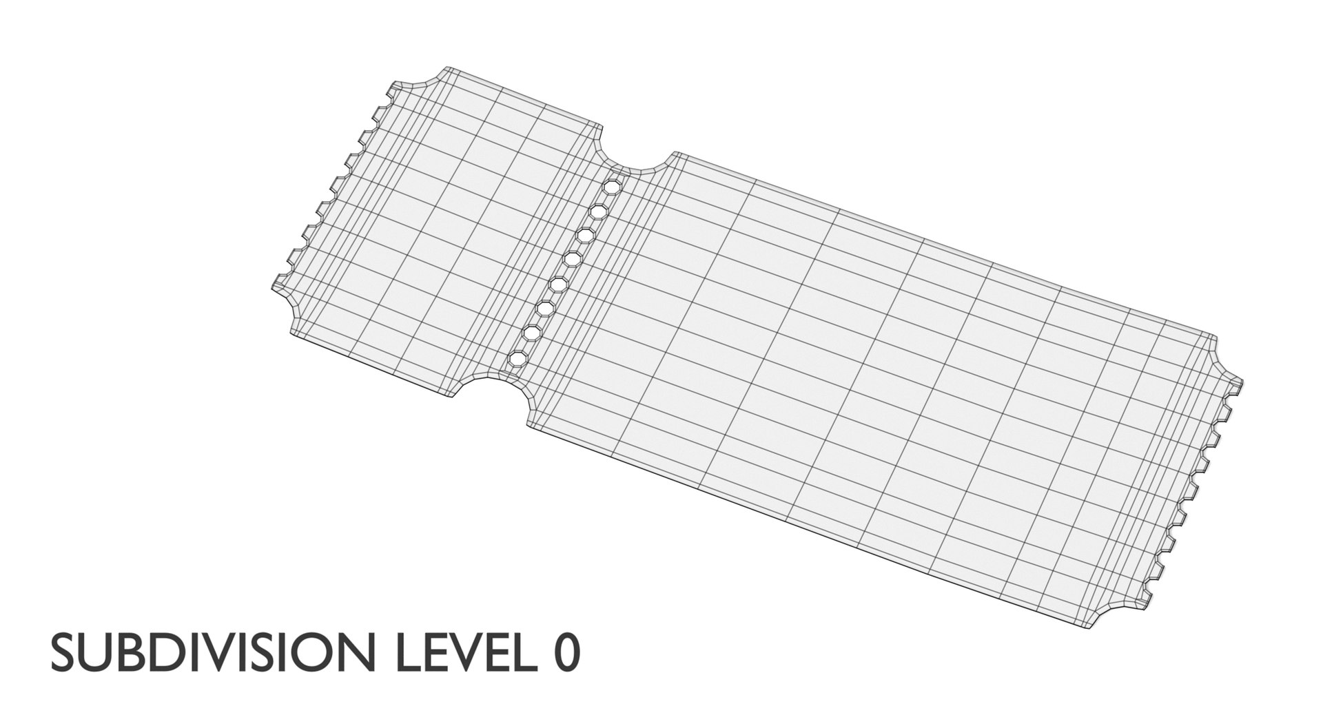 3D Ticket Model - TurboSquid 1168594