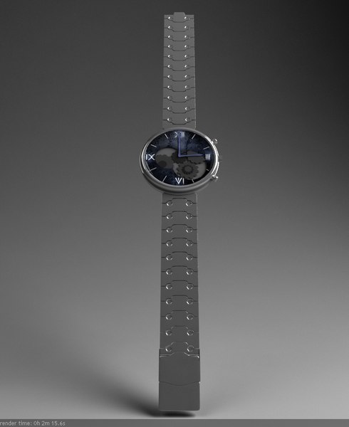 3d model watch
