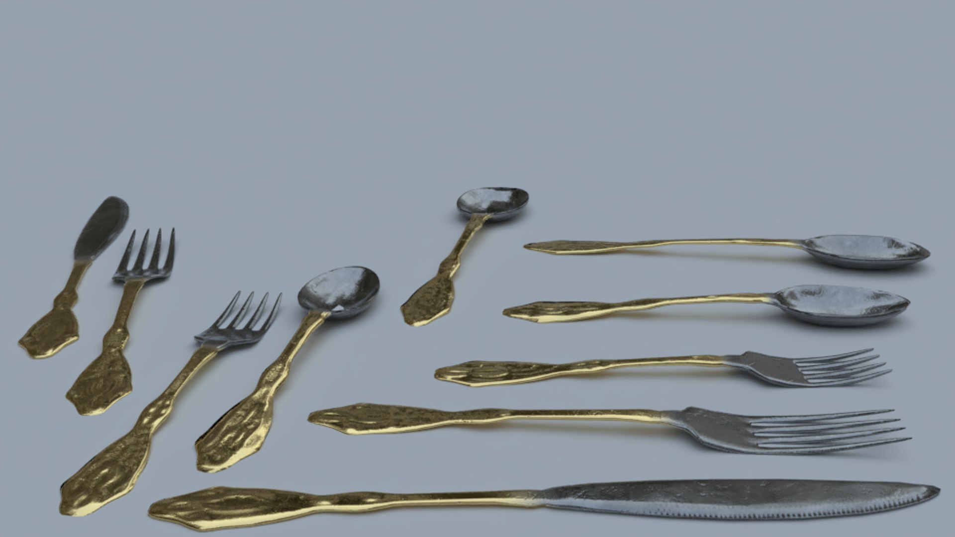 3D cutleries model - TurboSquid 1316212