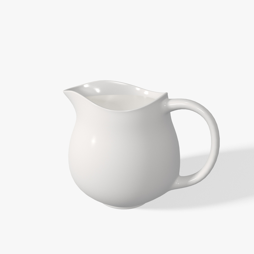 3d milk jug model