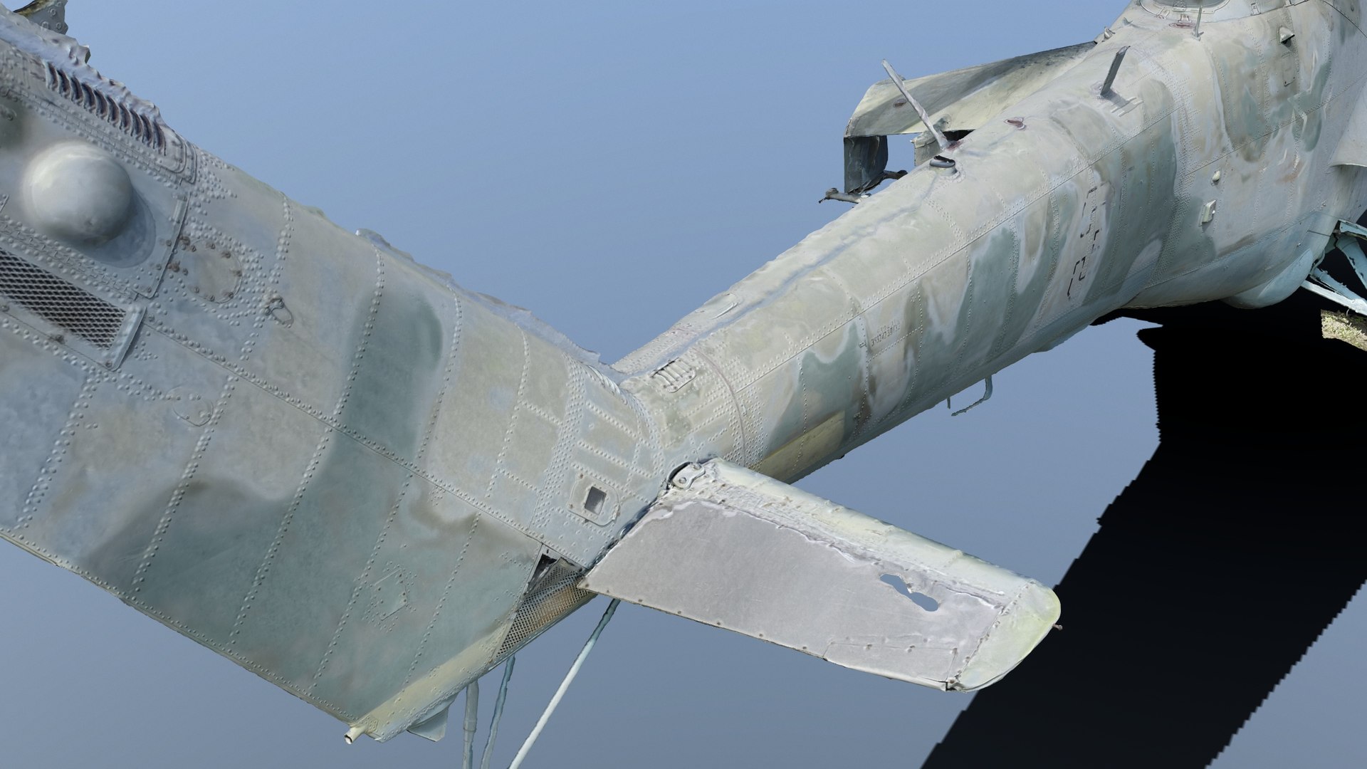 3D Model Mi-24 Attack Helicopter Photogrammetry Scan - TurboSquid 2179416