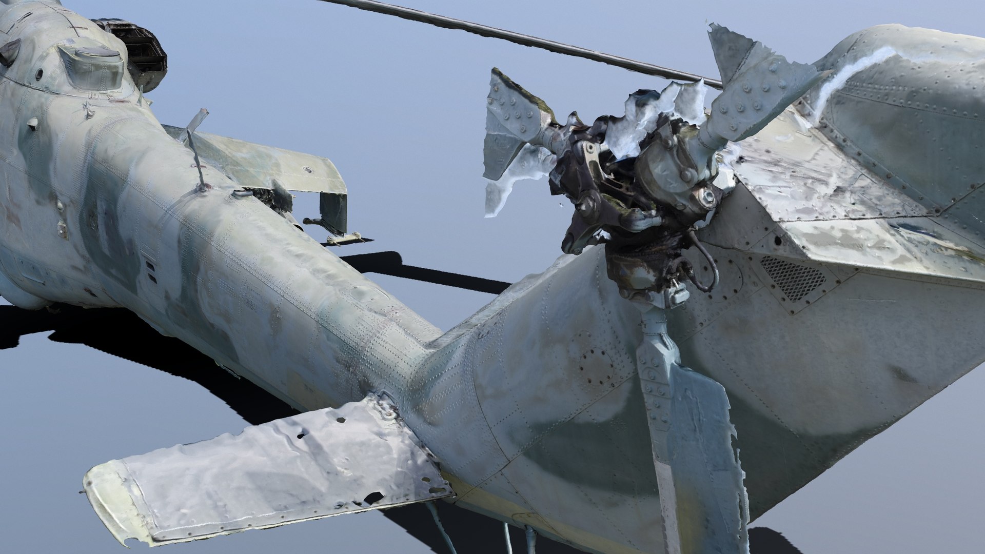 3D Model Mi-24 Attack Helicopter Photogrammetry Scan - TurboSquid 2179416