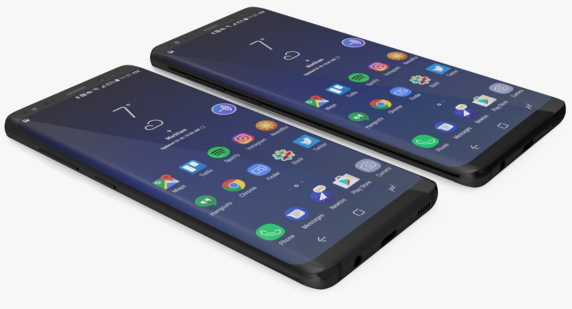 Samsung Galaxy S8 Midnight Model - TurboSquid 1195880