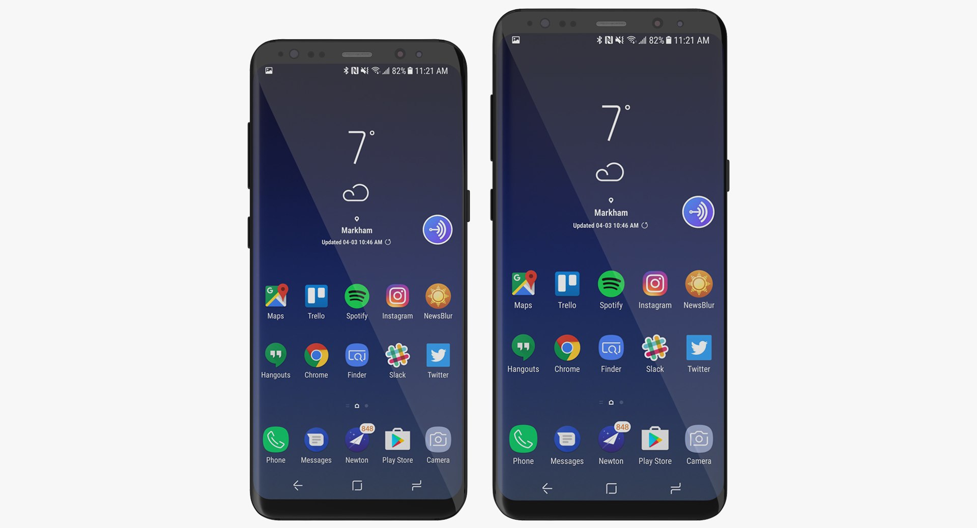 Samsung Galaxy S8 Midnight Model - TurboSquid 1195880