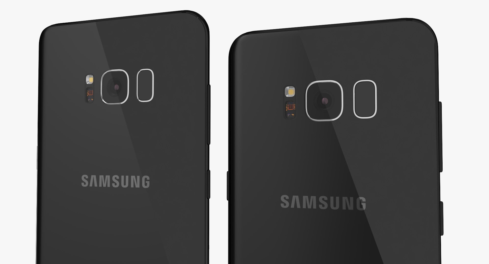 Samsung Galaxy S8 Midnight Model - TurboSquid 1195880