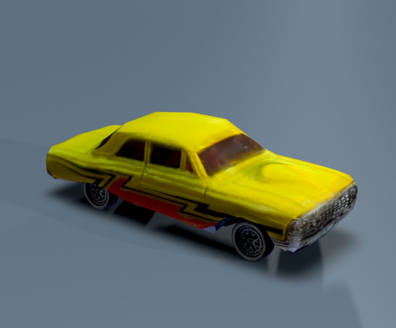 3d Model Car Polygons