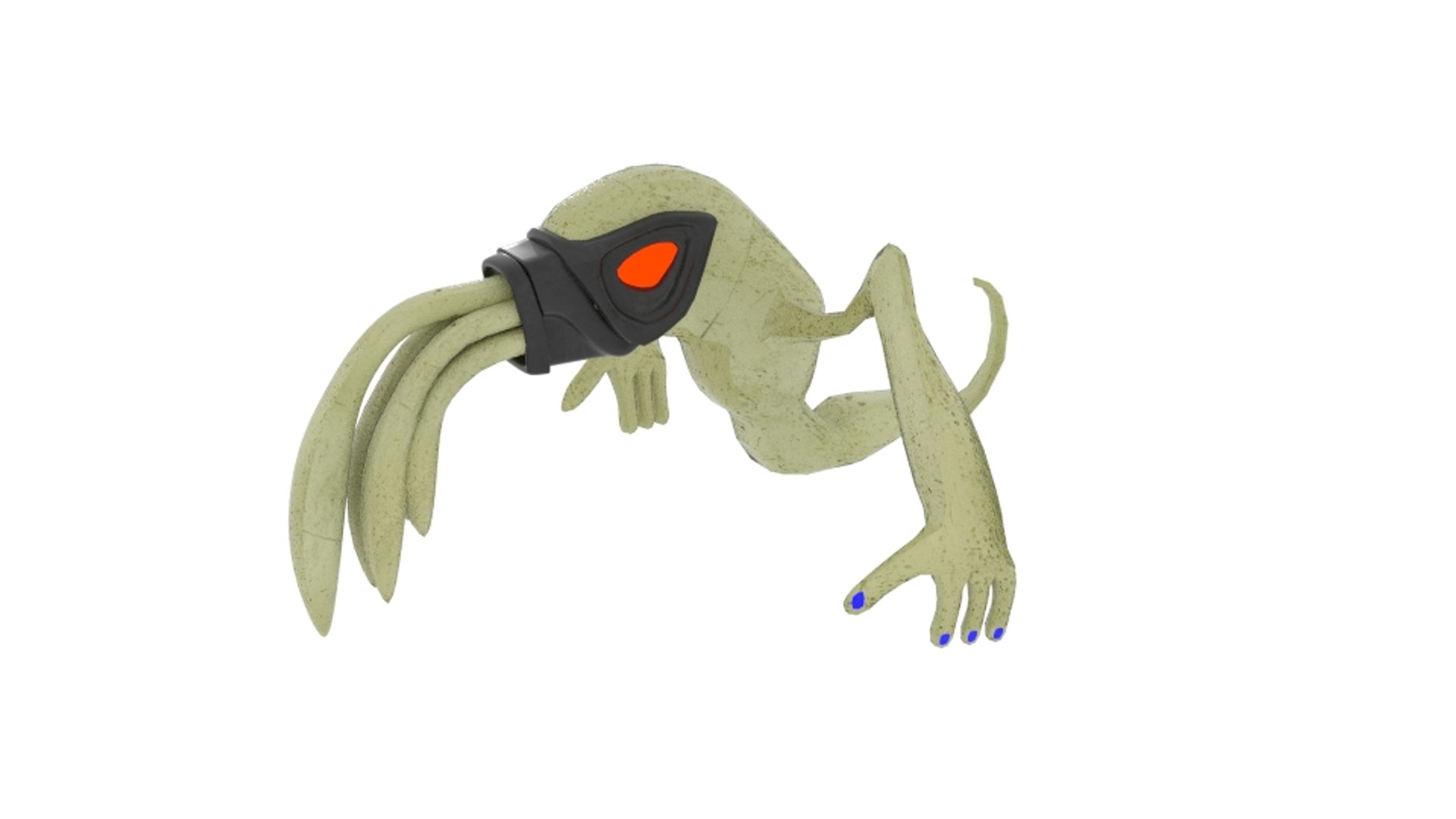 3D Character Oddworld Crawling Slig Model - TurboSquid 1283018