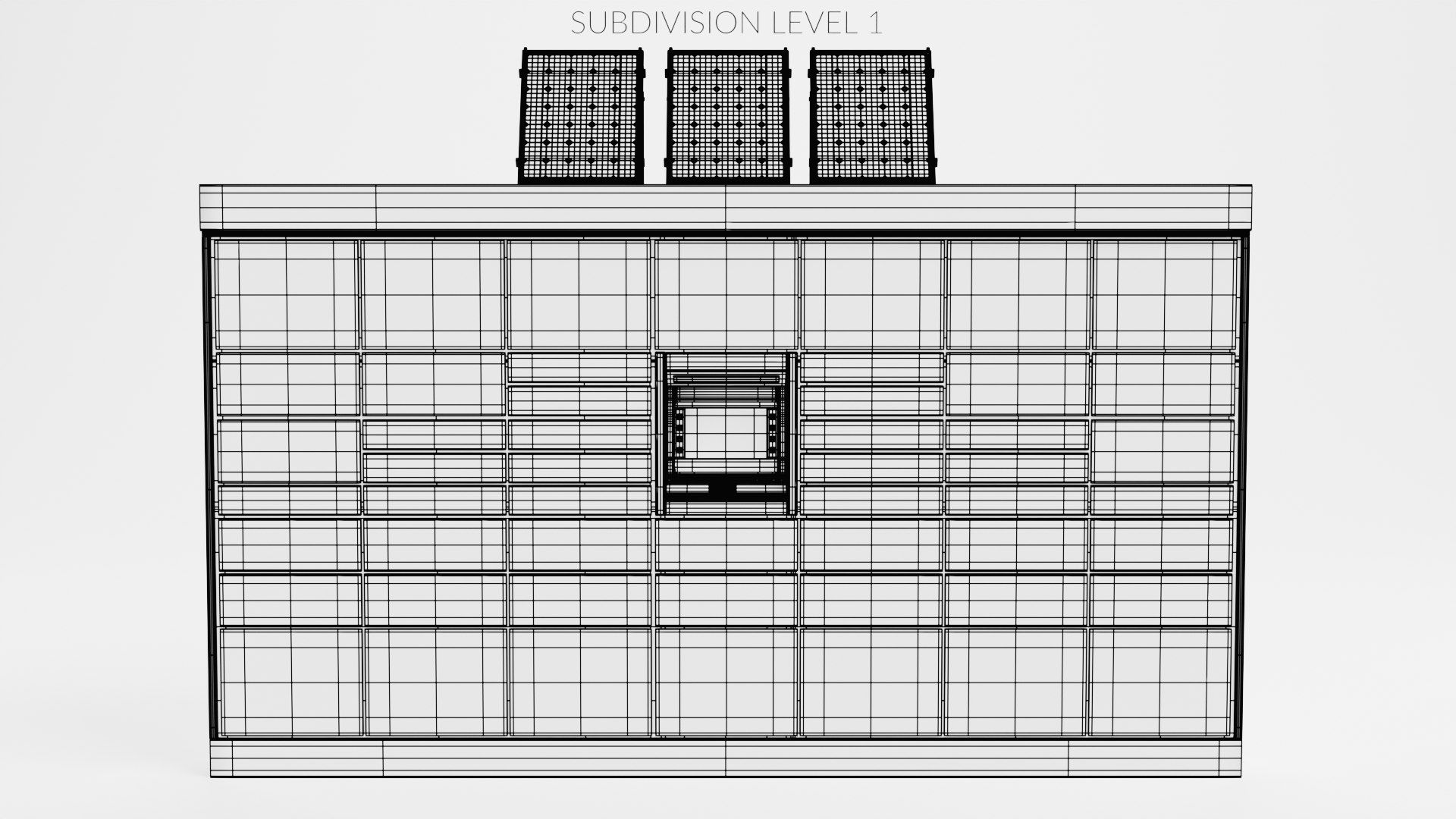 Parcel Lockers With Solar Panels Model - TurboSquid 2135053