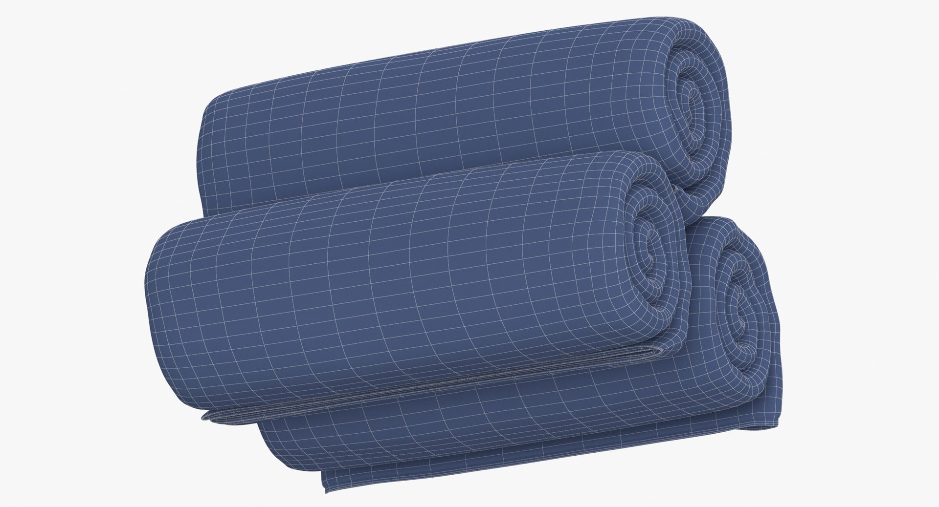 3D Prop 21 Rolled Towels White Three - TurboSquid 2146823