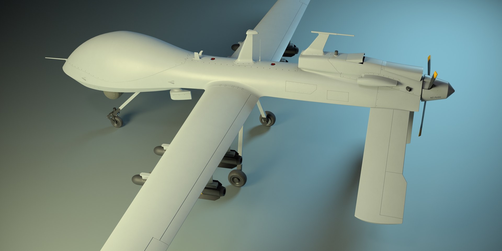 3D UAV MQ-1C Gray Eagle PBR Model - TurboSquid 2326221
