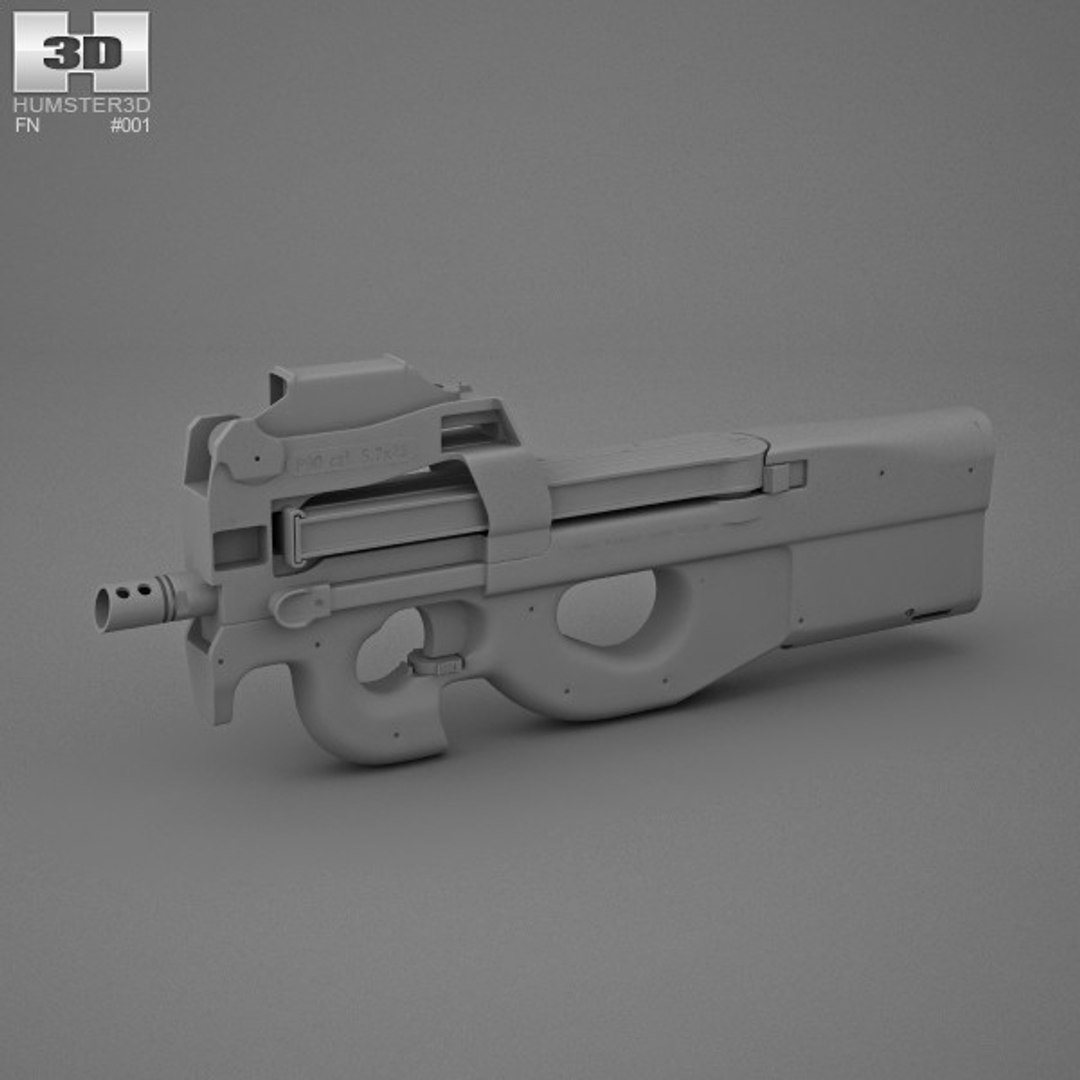 3d Model Fn P90