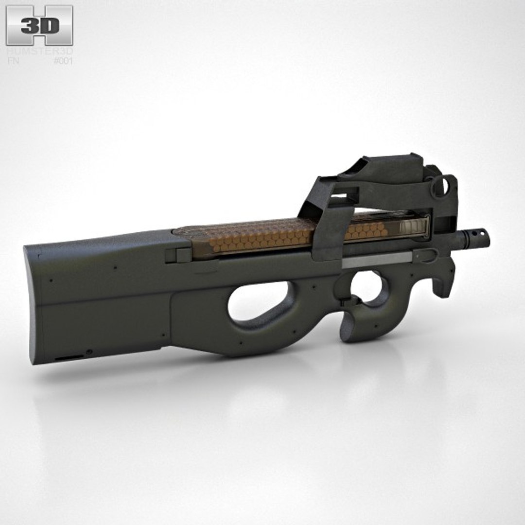 3d Model Fn P90