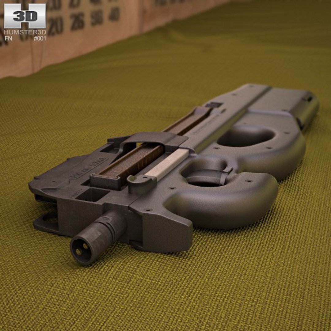 3d Model Fn P90