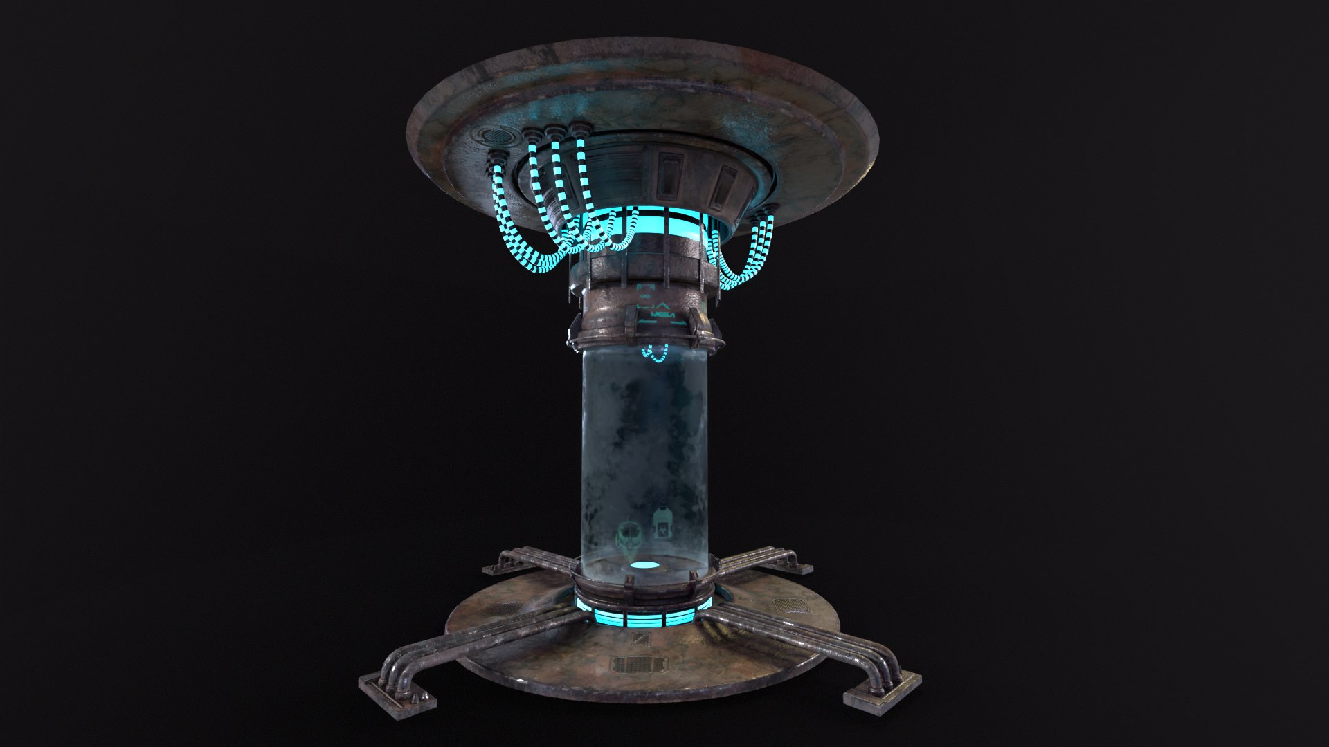 3D Sci-Fi Bacta Tank - TurboSquid 2222782