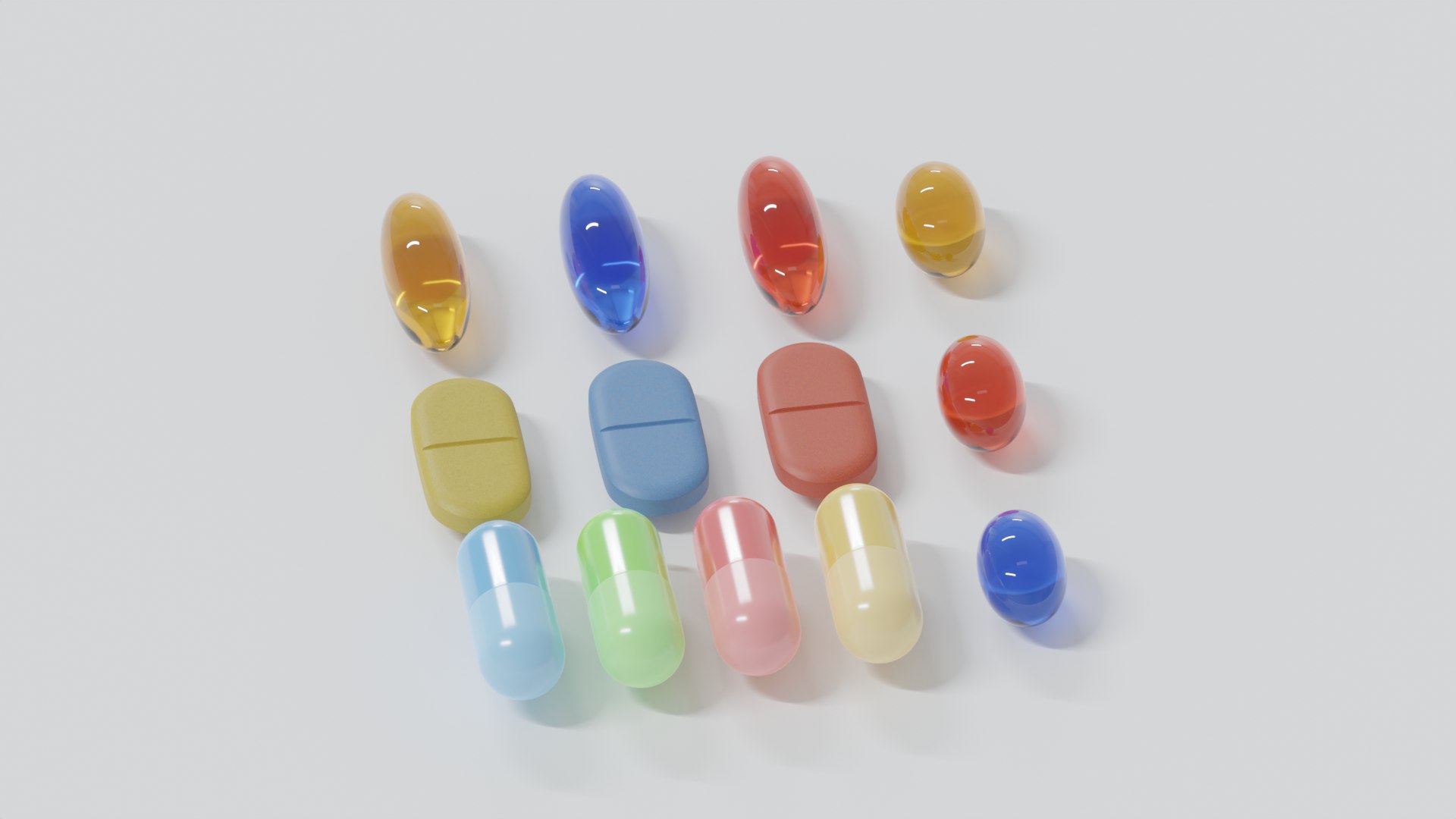 Pill Collection 3D model - TurboSquid 1972284