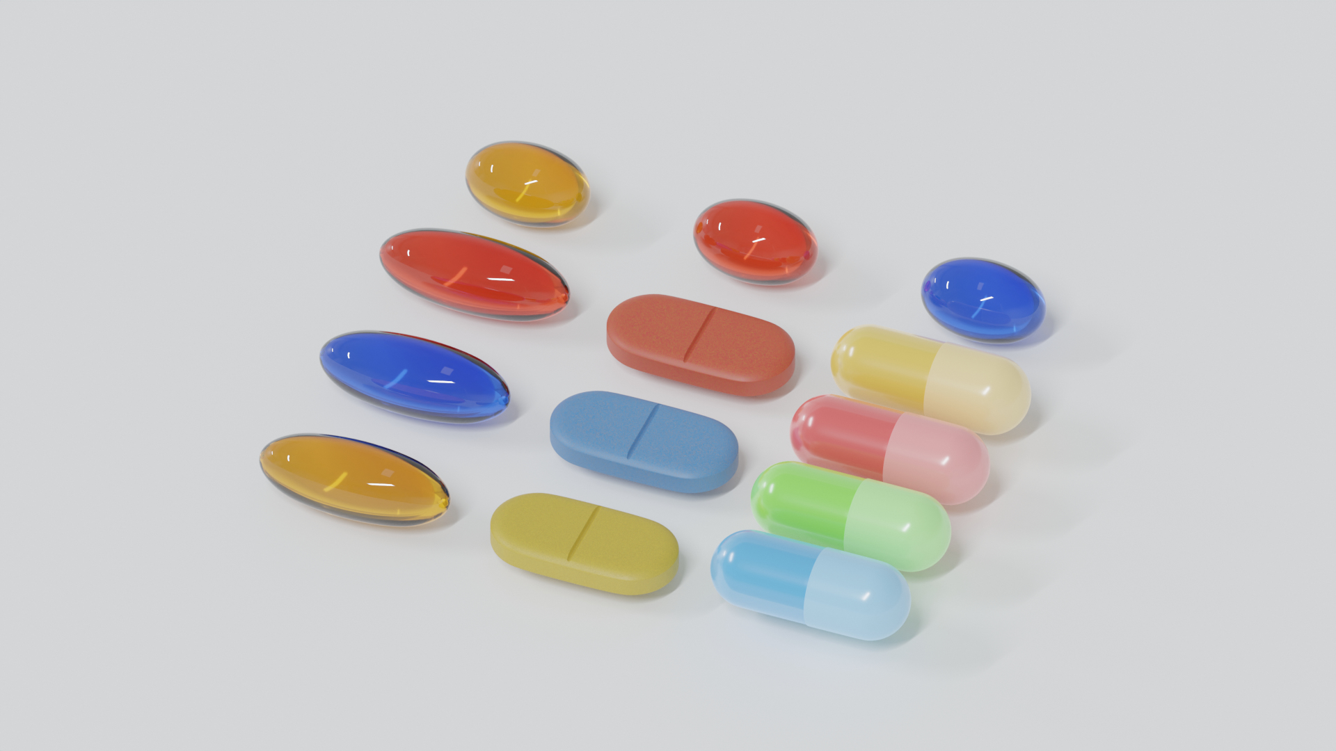 Pill Collection 3D Model - TurboSquid 1972284
