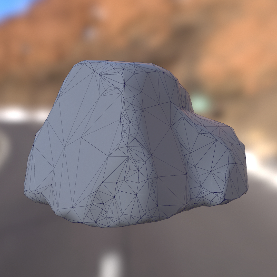 3d Model Rock Unity3d