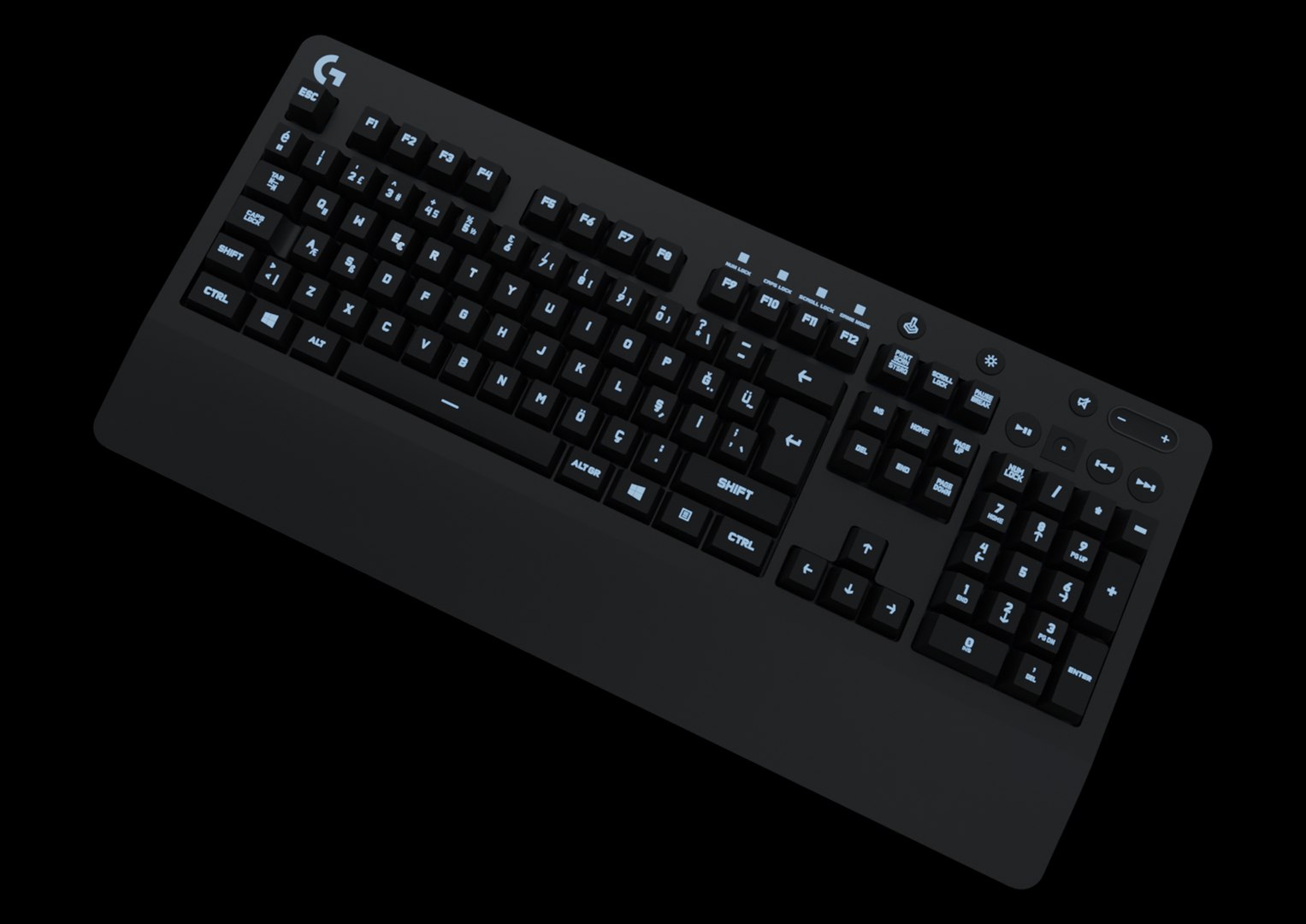 Logitech Keyboard Model - TurboSquid 1874014