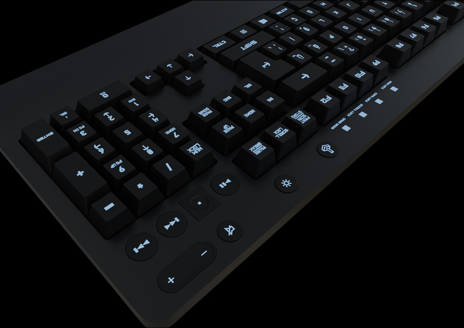 Logitech Keyboard Model - TurboSquid 1874014