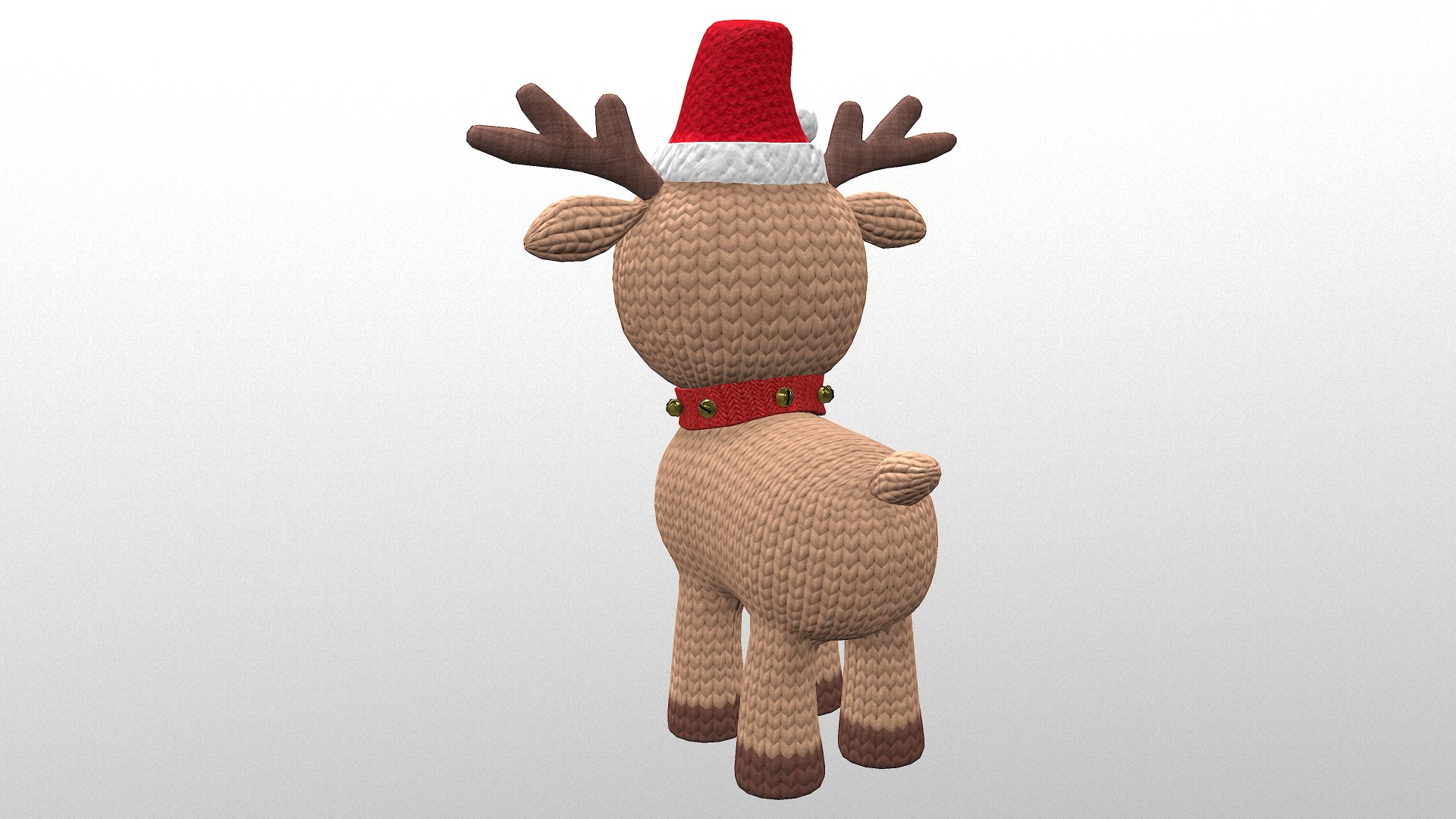 3D Knitted Toy Rudolf - TurboSquid 2007799