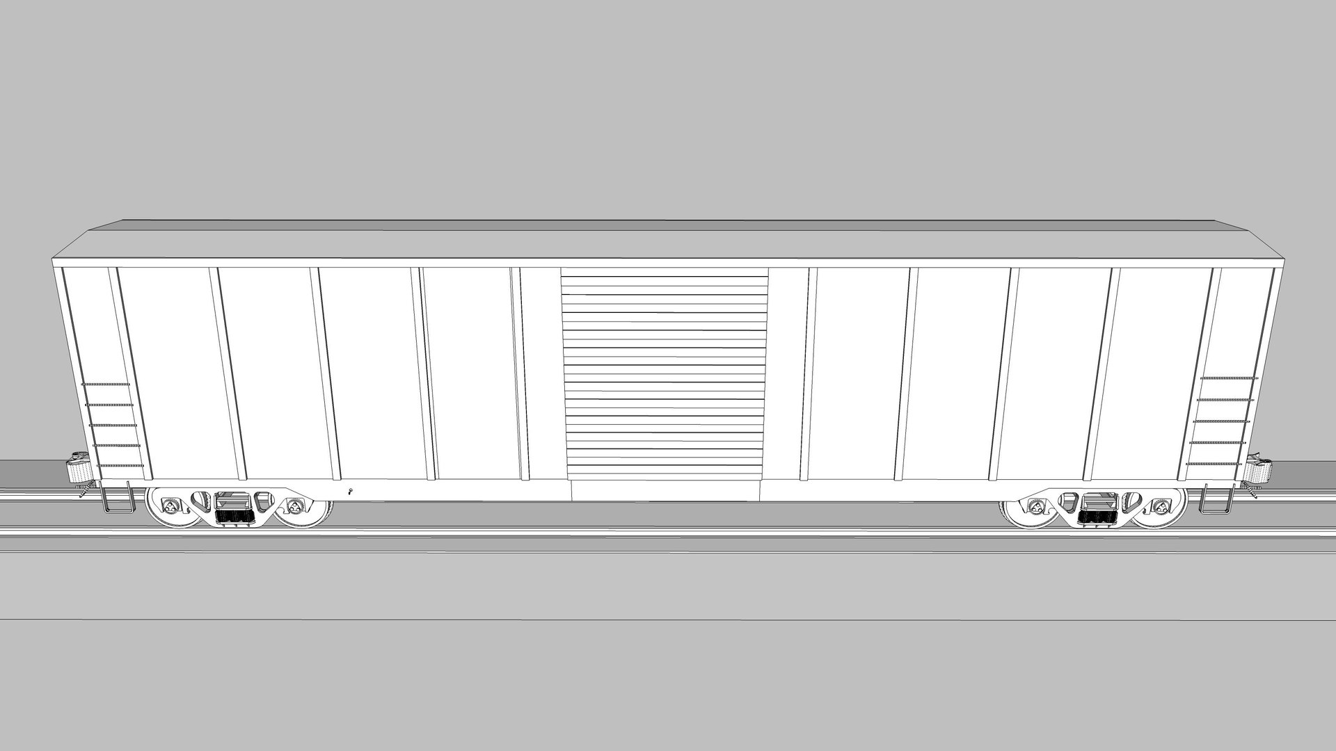 3D Freight Train Car - Box Car - TurboSquid 2248353