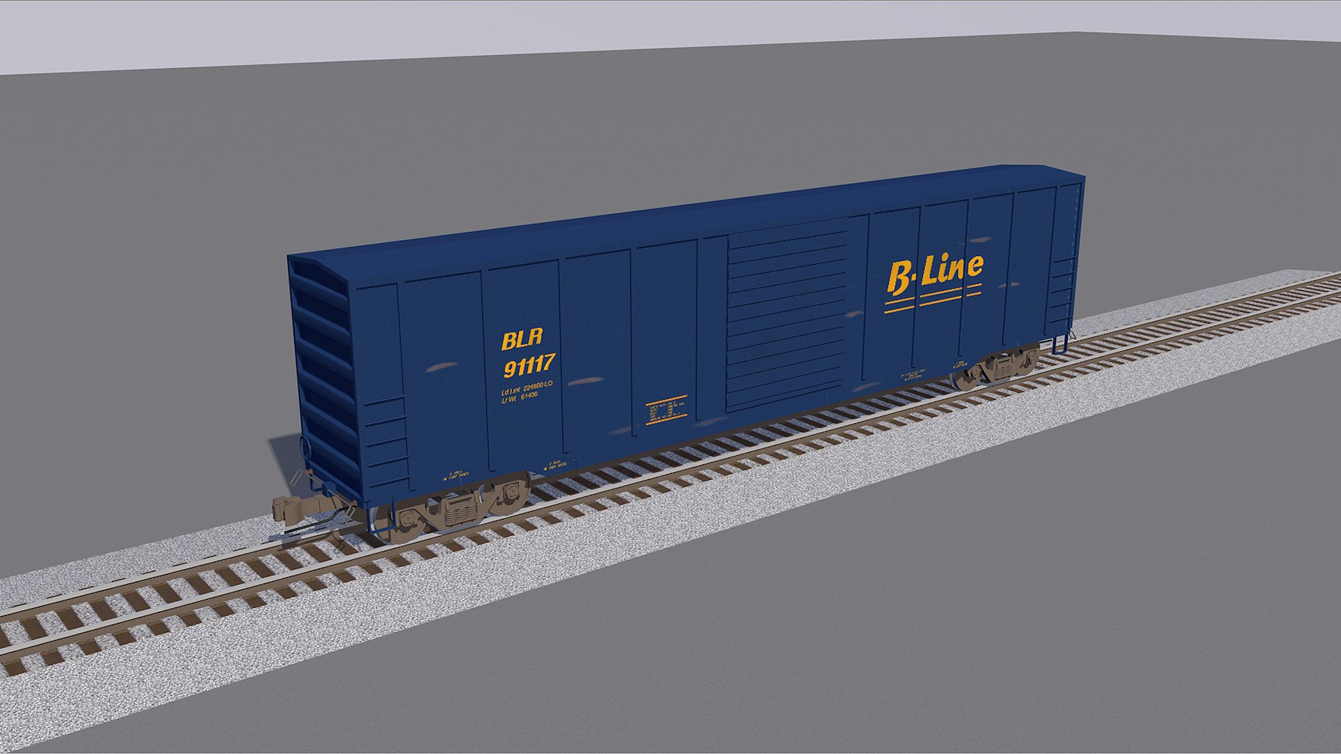 3D Freight Train Car - Box Car - TurboSquid 2248353