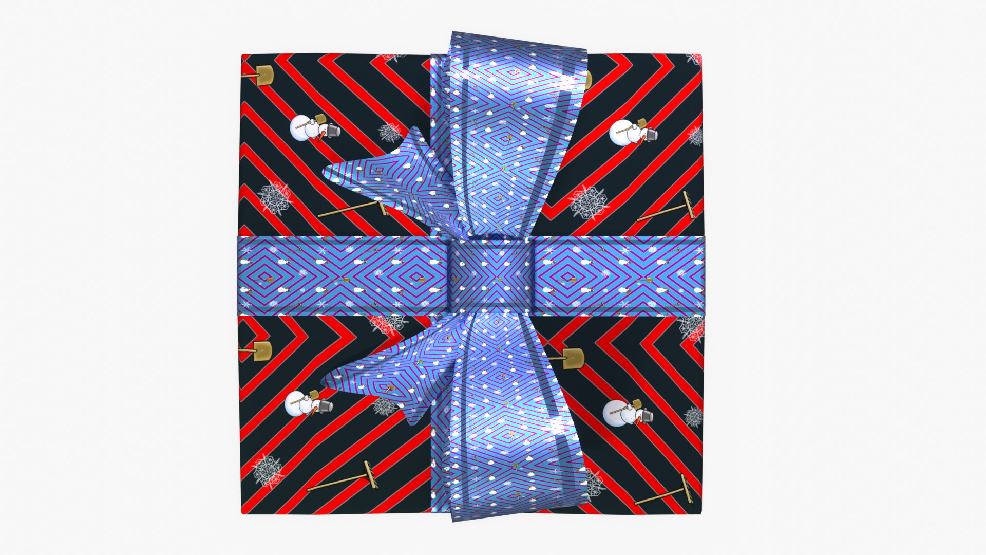 3D Gift Wrap Christmas - TurboSquid 1648318