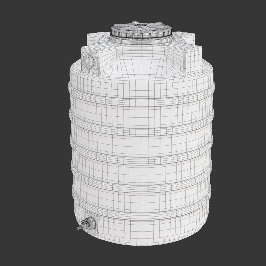 Plastic Storage Tank 3D - TurboSquid 1696188