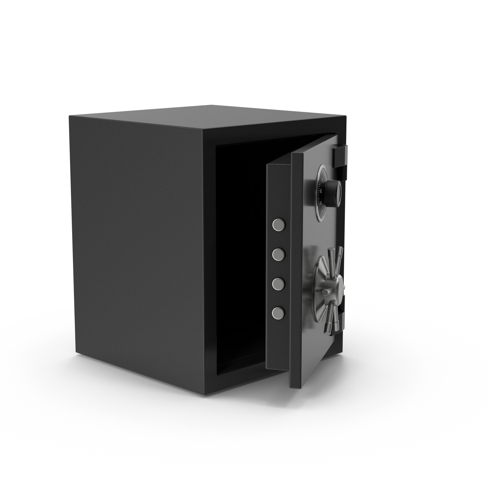 Opened Safe 3D model - TurboSquid 1961007