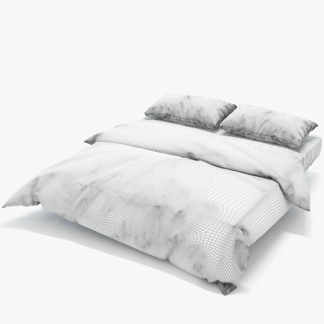 3d Realistic Bed Photorealistic