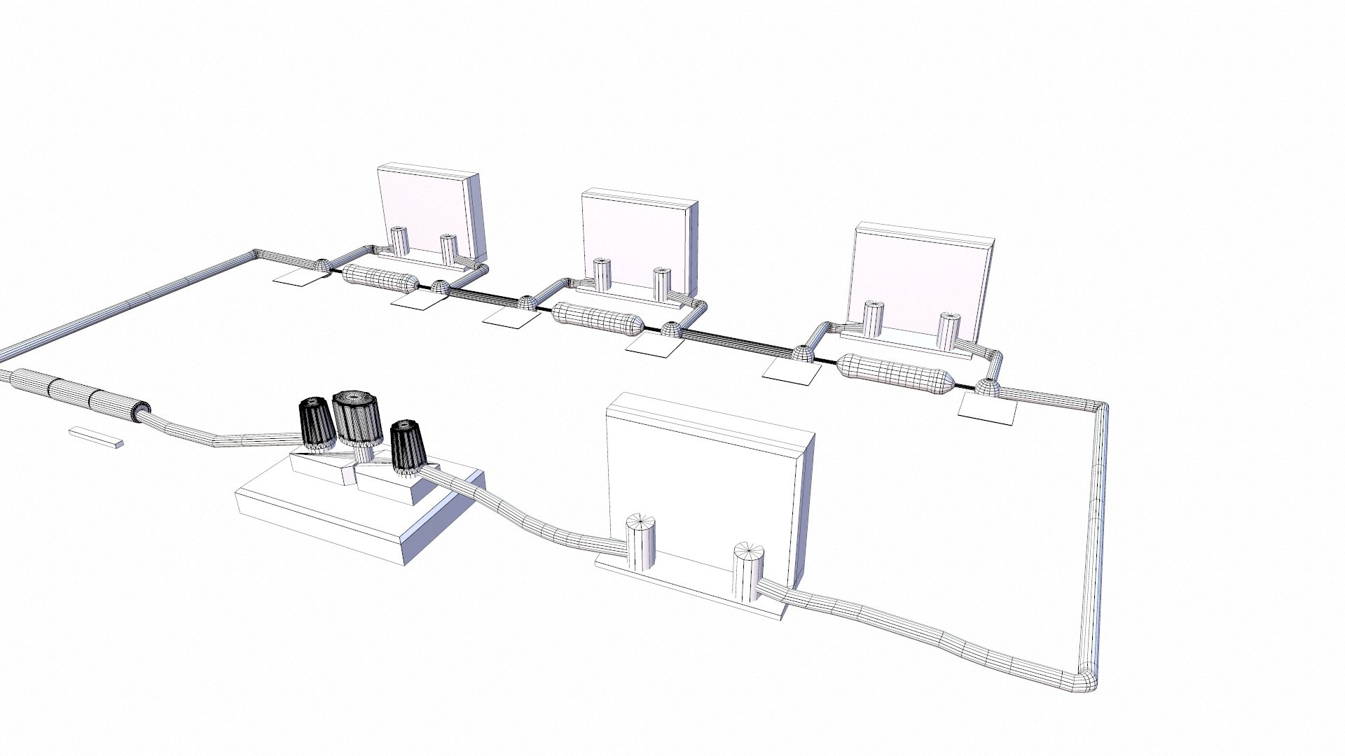 3D Electric Circuit - TurboSquid 2355196