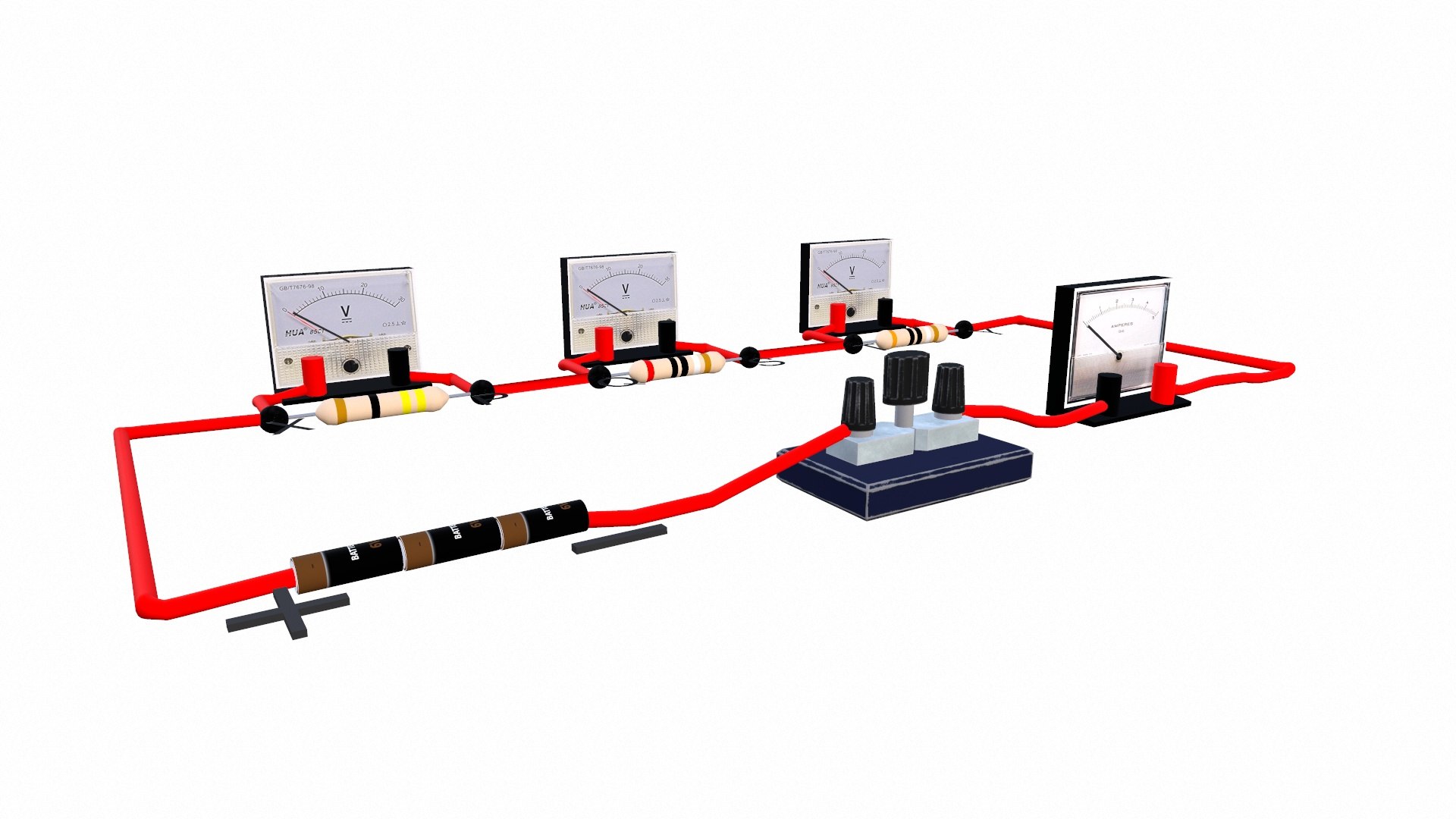 3D Electric Circuit - TurboSquid 2355196