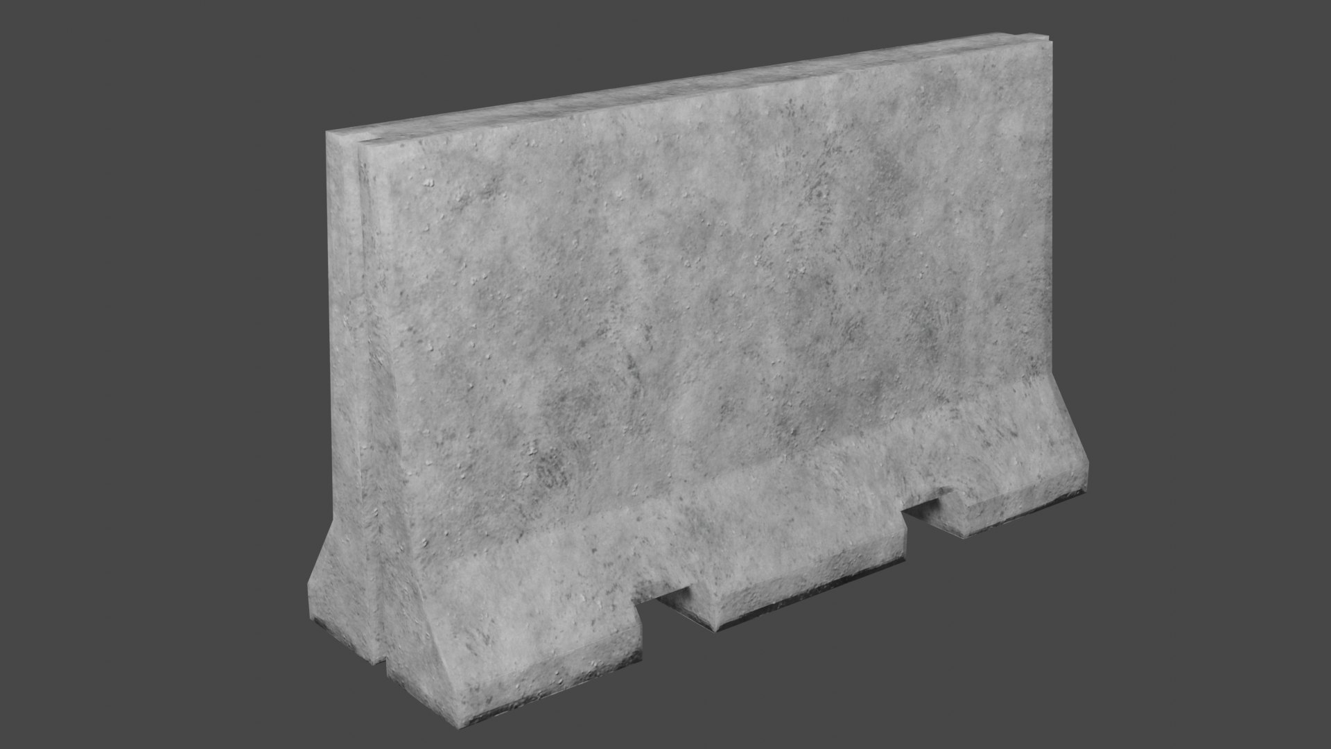 Concrete Barricade Pack 3D model - TurboSquid 2004393