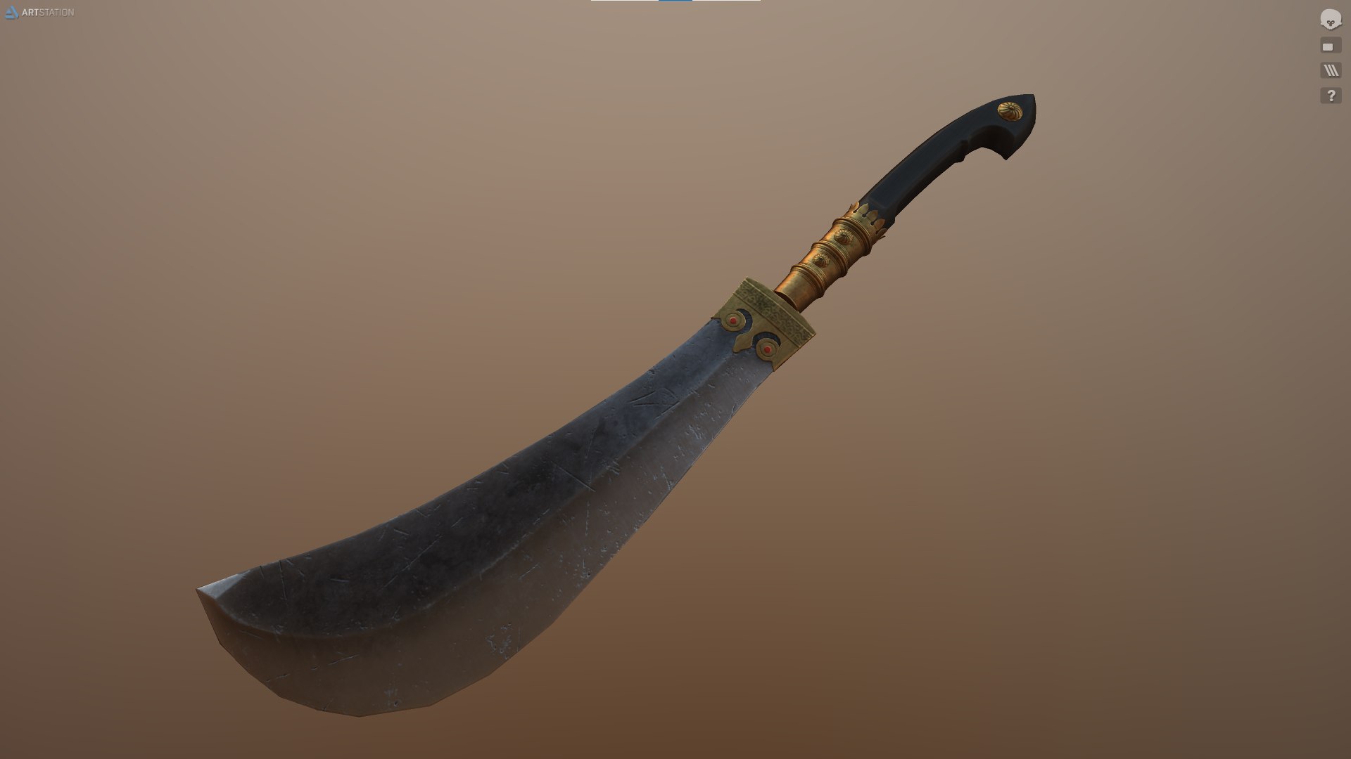 Indian Dugger 3D Model - TurboSquid 2063101