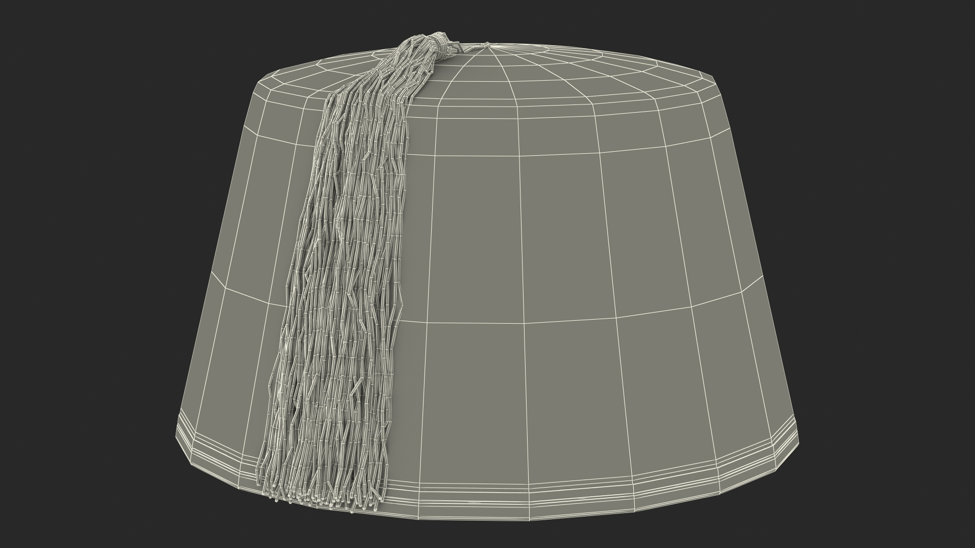 Traditional Arabic Yellow Fez Model - TurboSquid 1682081