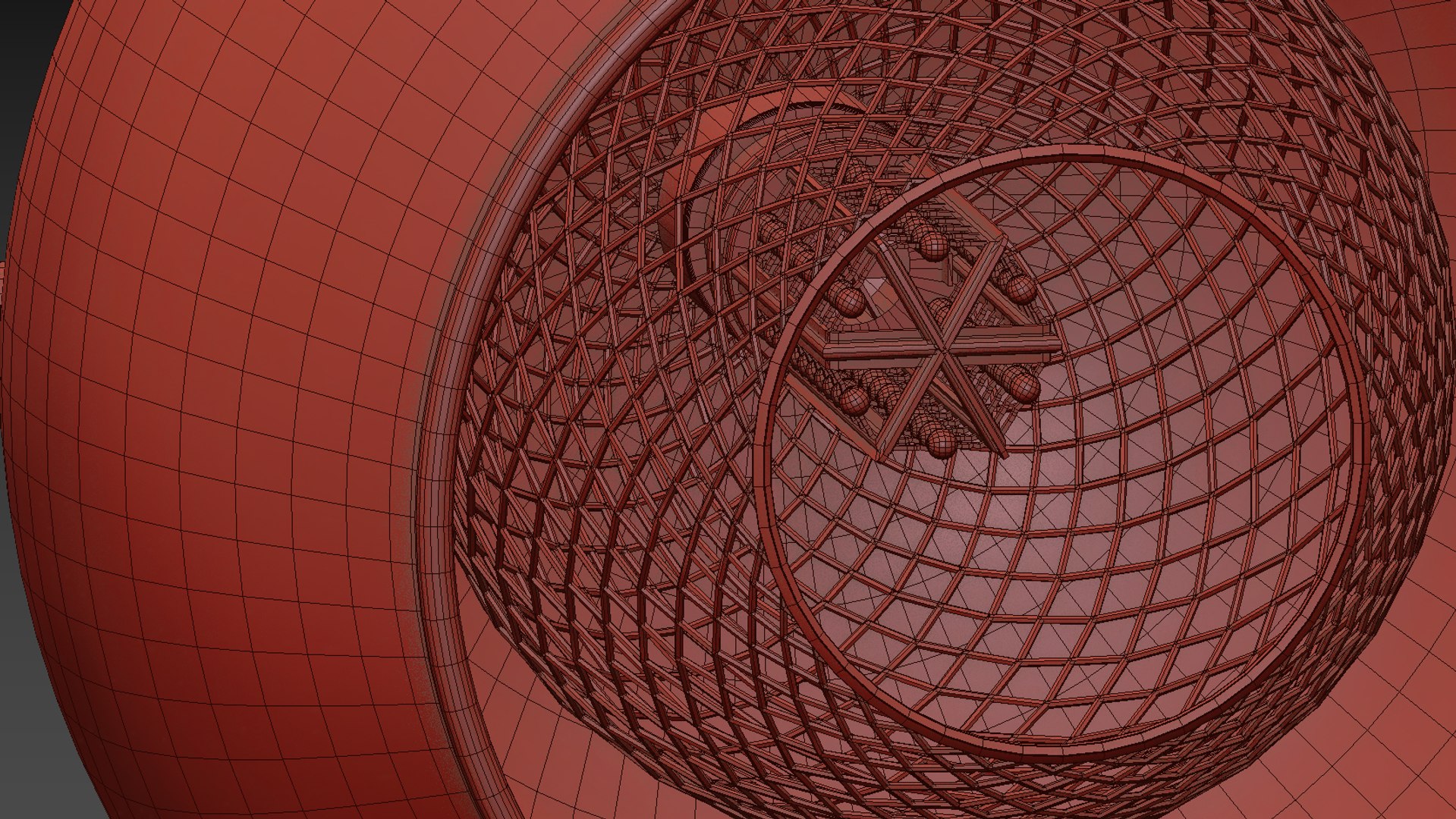 Century 8 light radial 3D model - TurboSquid 1554256
