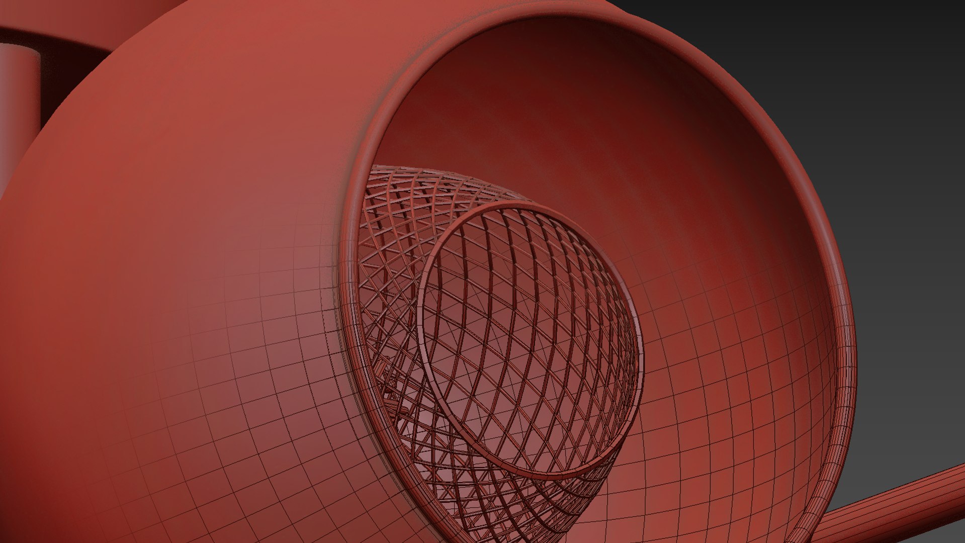 Century 8 light radial 3D model - TurboSquid 1554256