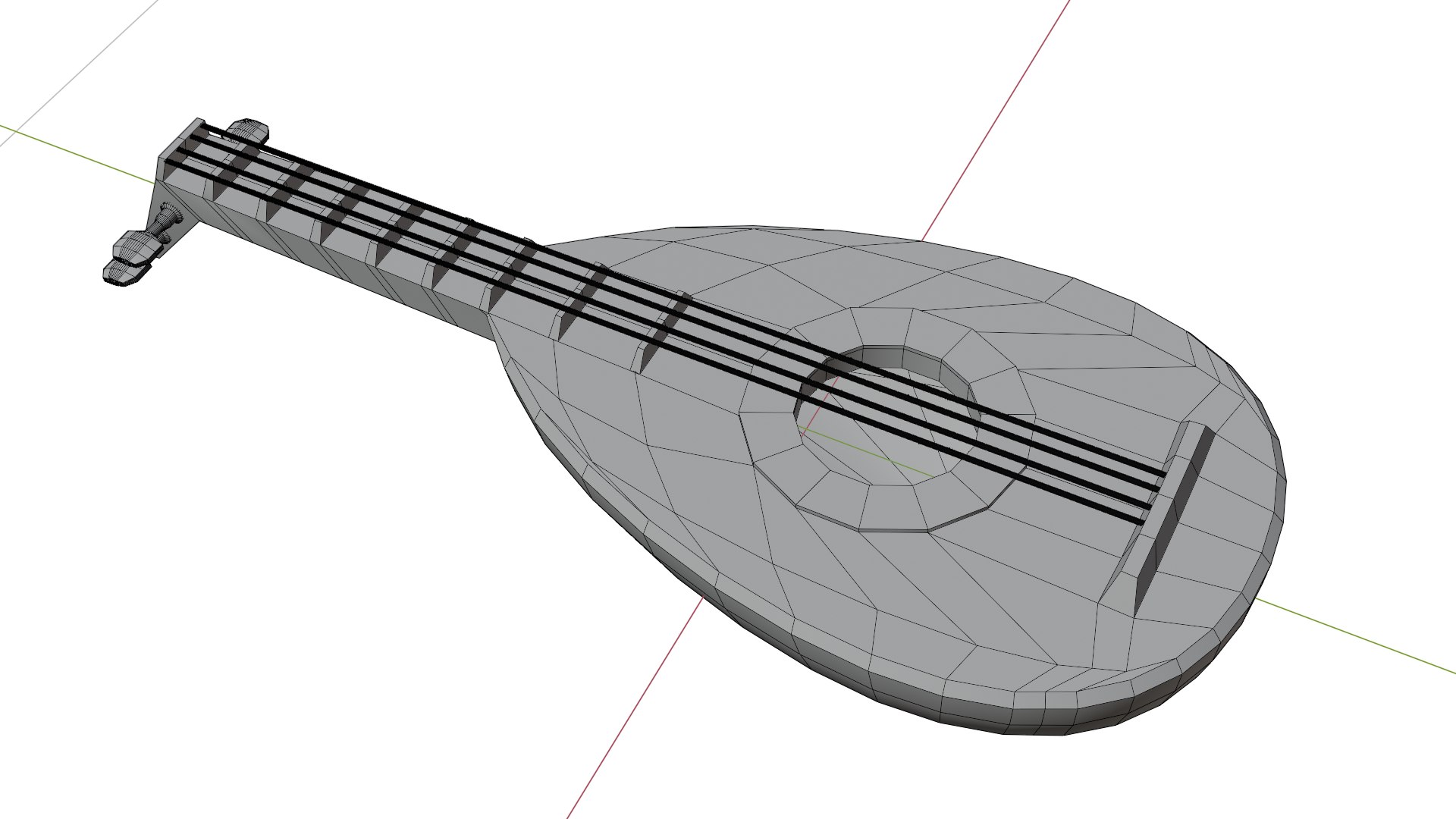 Lute 3D - TurboSquid 2220276