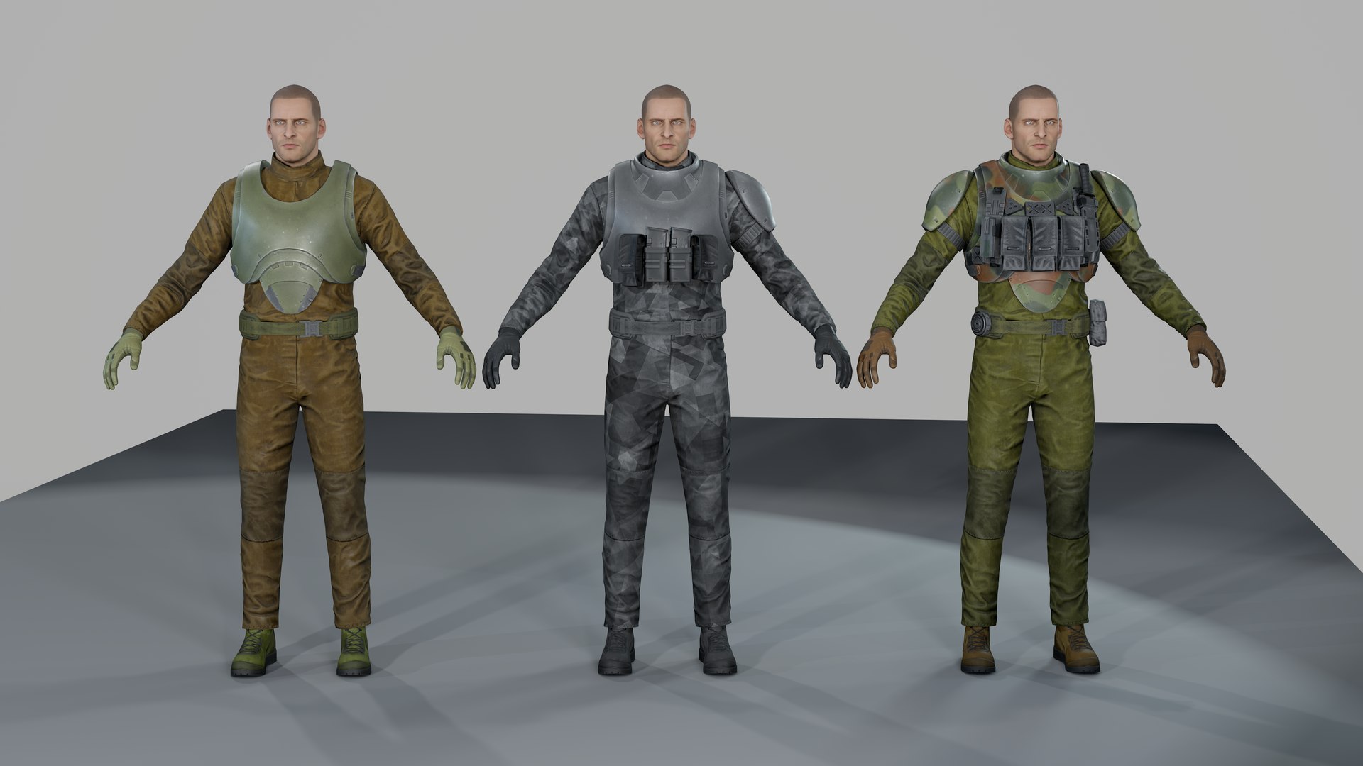 Sci-fi Trooper 3D Model - TurboSquid 2330452