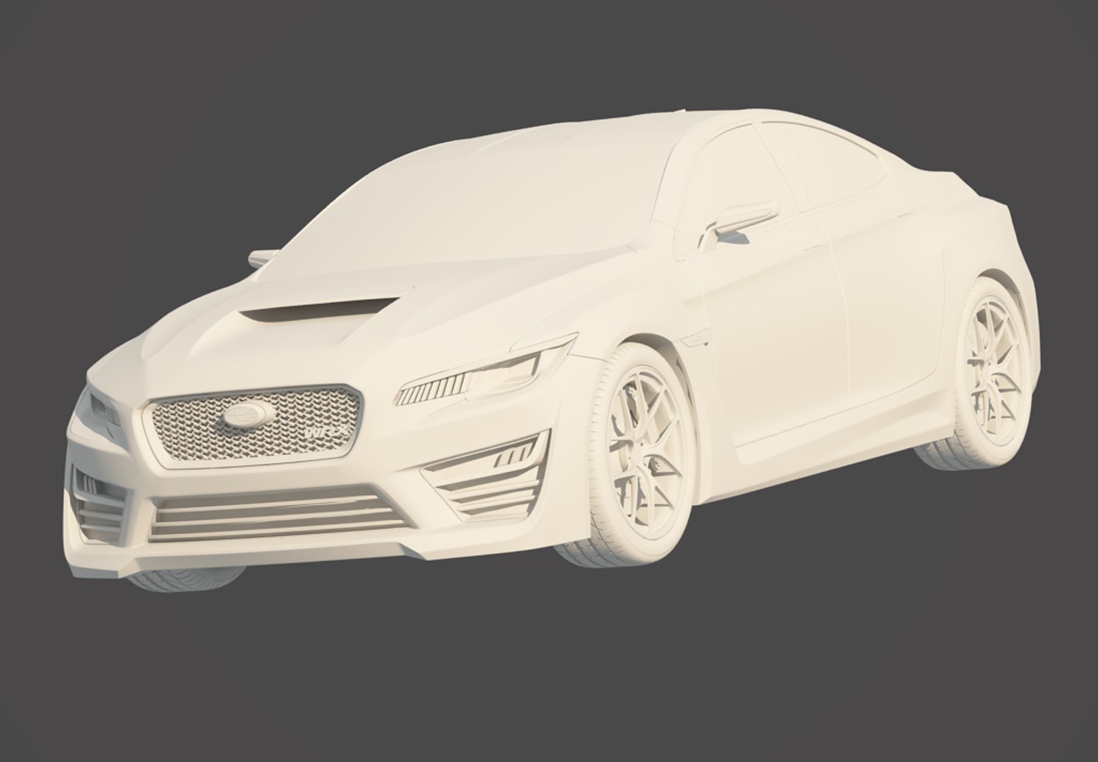 3d Subaru Car