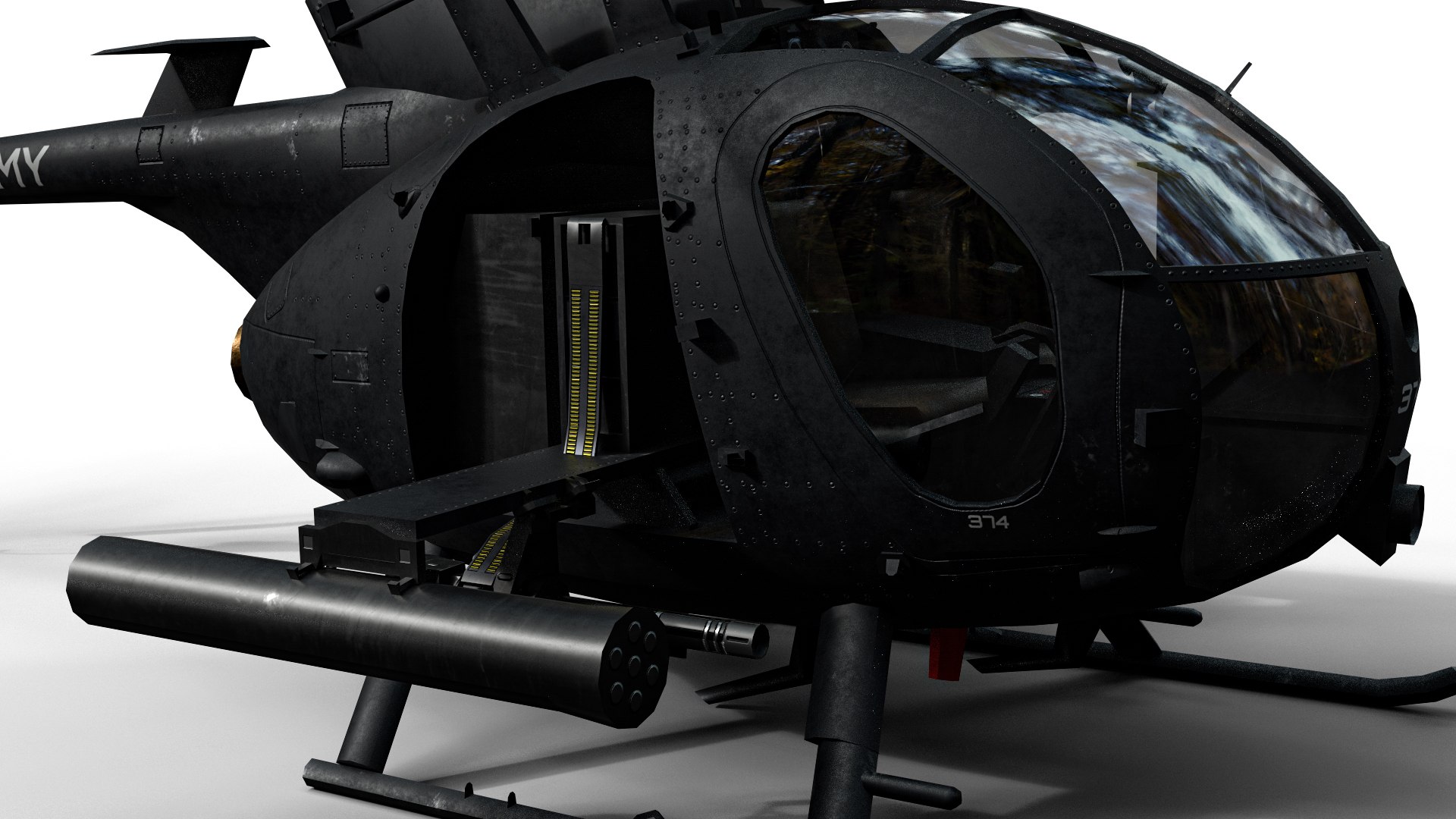 3D AH-6 Little Bird - TurboSquid 1750381