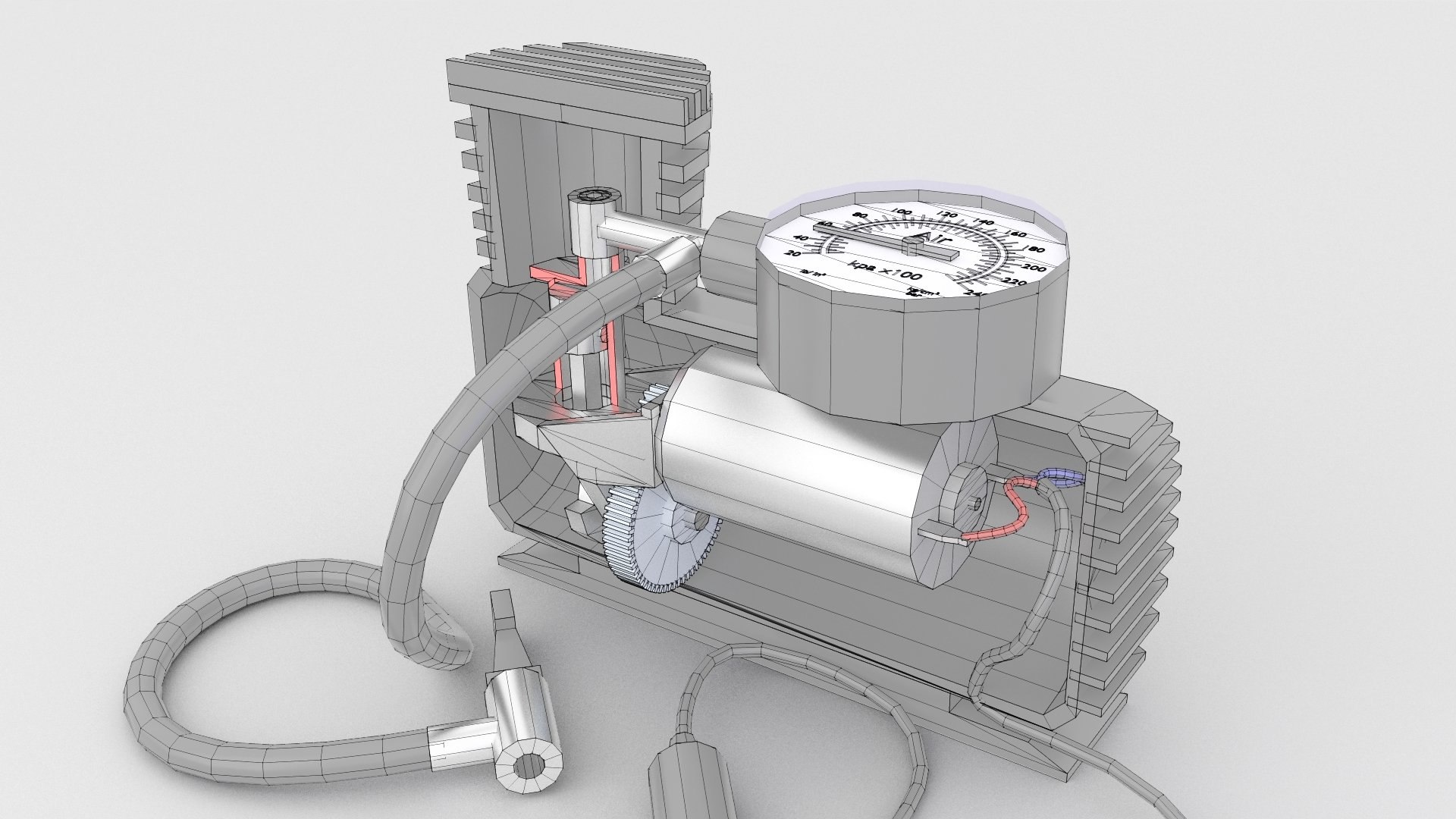 3D air car compressor - TurboSquid 1527364